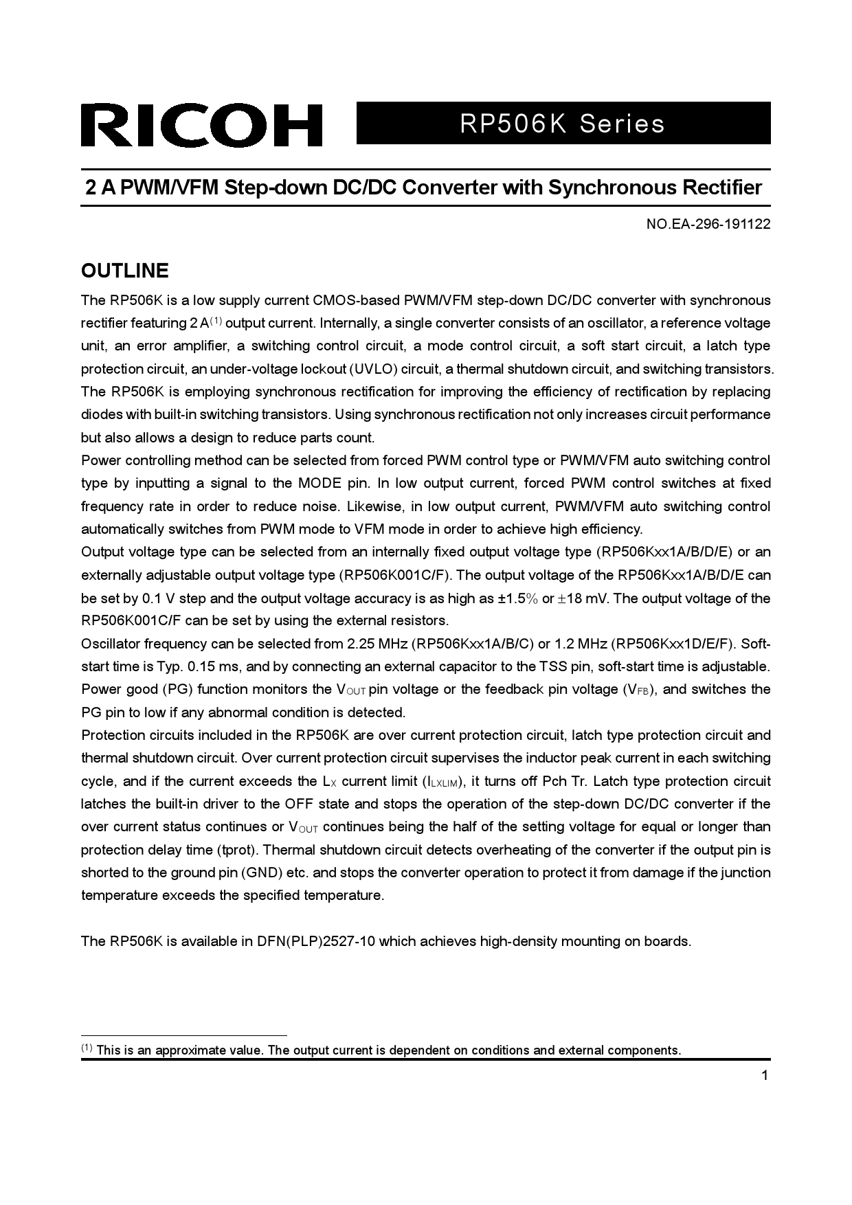 RP506K331B-TR_（RICOH(理光)）RP506K331B-TR中文资料_价格_PDF手册-立创电子商城