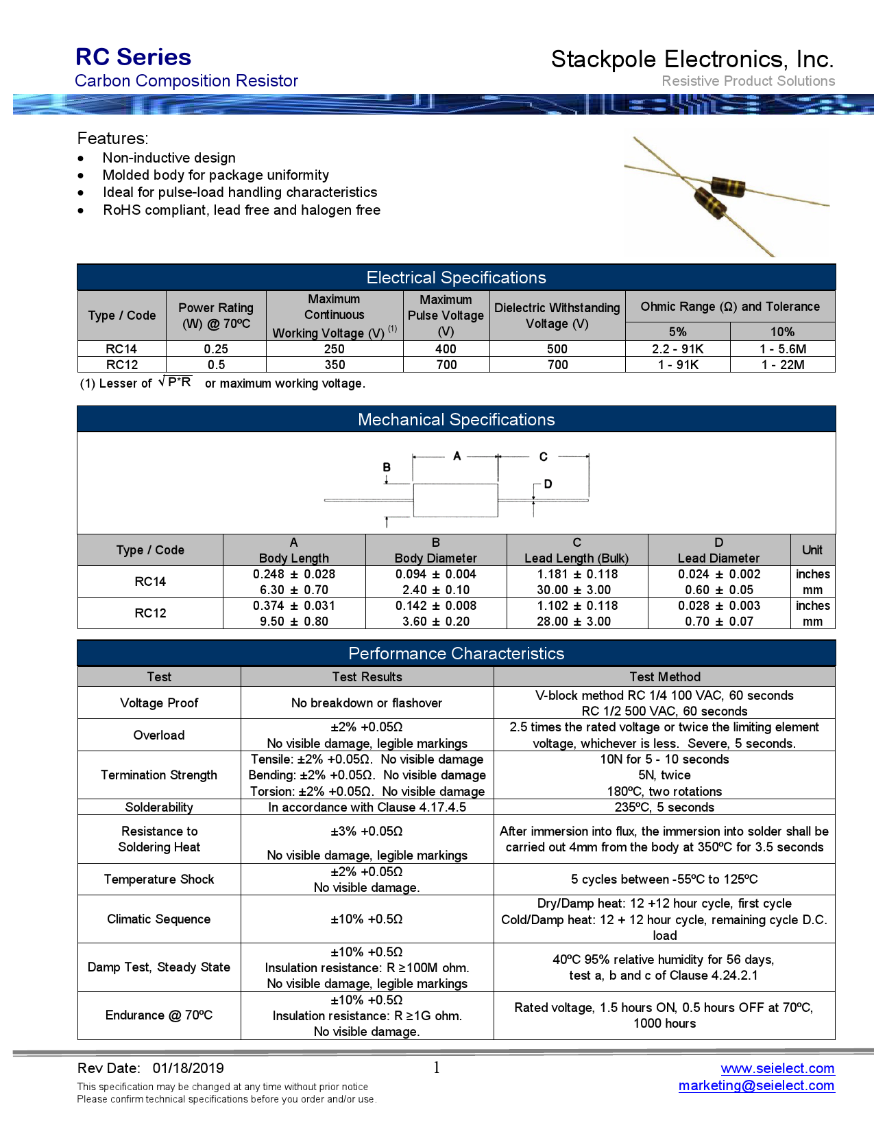 RC14JB13K0_（SEI(Stackpole Electronics Inc.)）RC14JB13K0中文资料_价格_PDF手册-立创电子商城