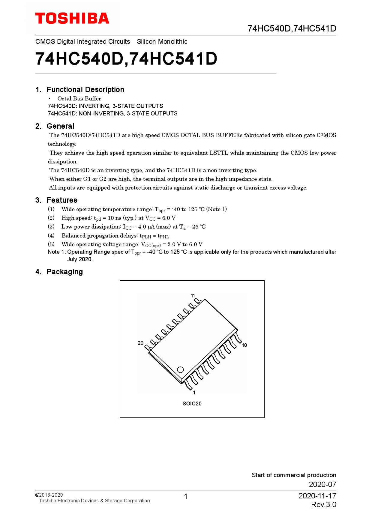 74HC540D_（TOSHIBA(东芝)）74HC540D中文资料_价格_PDF手册-立创电子商城