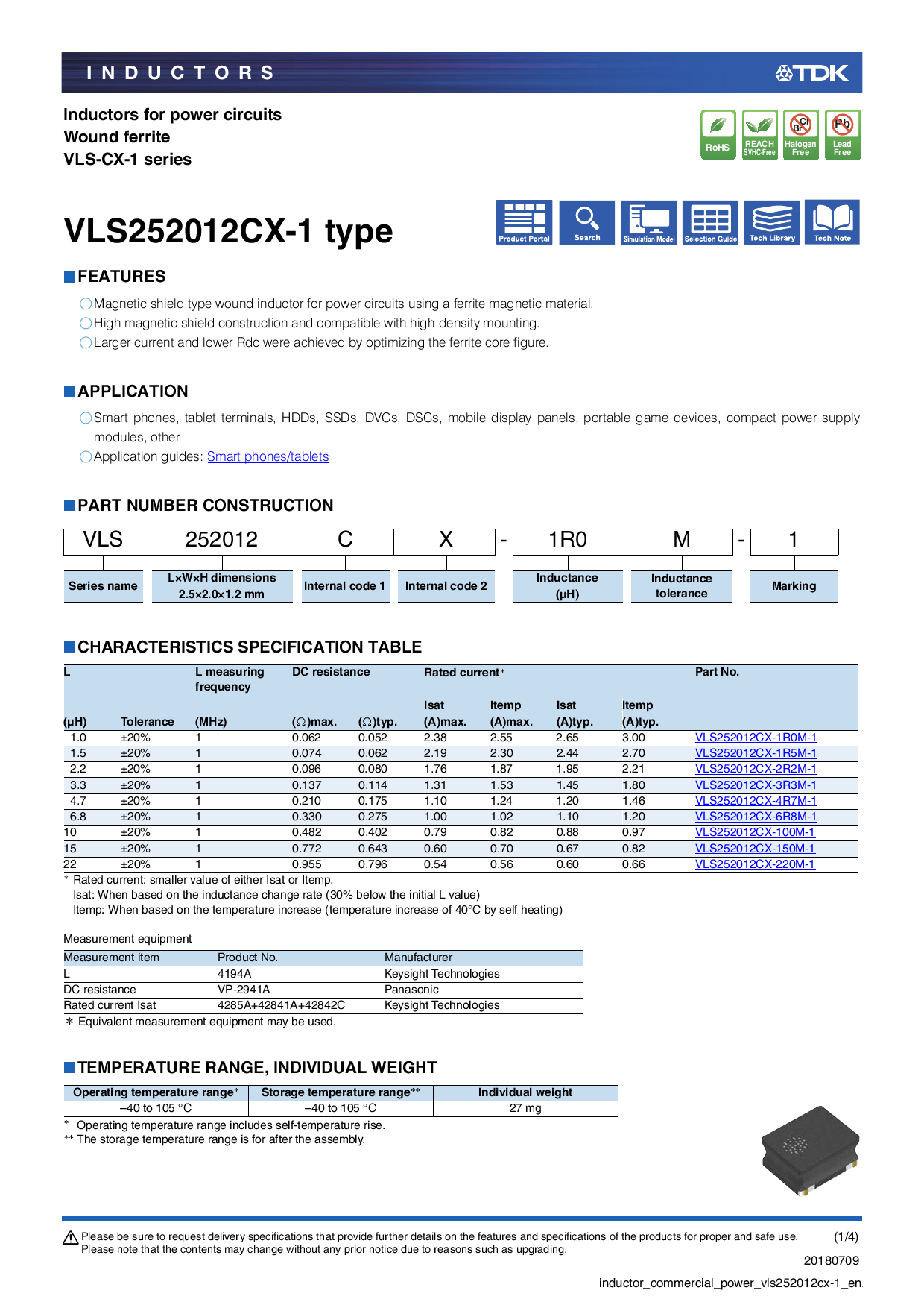 VLS252012CX-2R2M-1_（TDK）VLS252012CX-2R2M-1中文资料_价格_PDF手册-立创电子商城