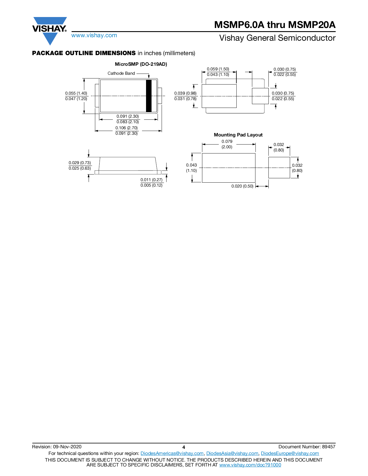 MSMP20A-M3/89A_（VISHAY(威世)）MSMP20A-M3/89A中文资料_价格_PDF手册-立创电子商城