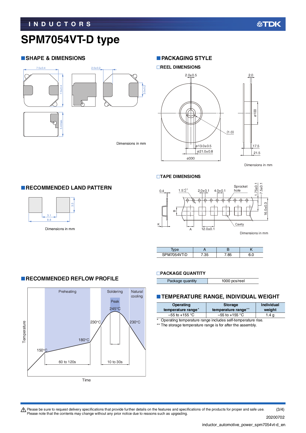 SPM7054VT-101M-D_（TDK）SPM7054VT-101M-D中文资料_价格_PDF手册-立创电子商城
