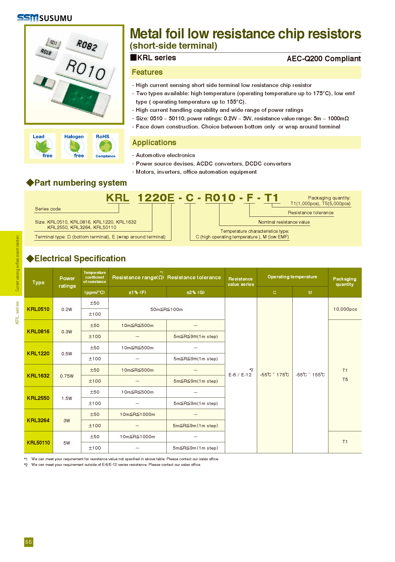 KRL1632E-M-R006-G-T5_（SUSUMU）KRL1632E-M-R006-G-T5中文资料_价格_PDF手册-立创电子商城
