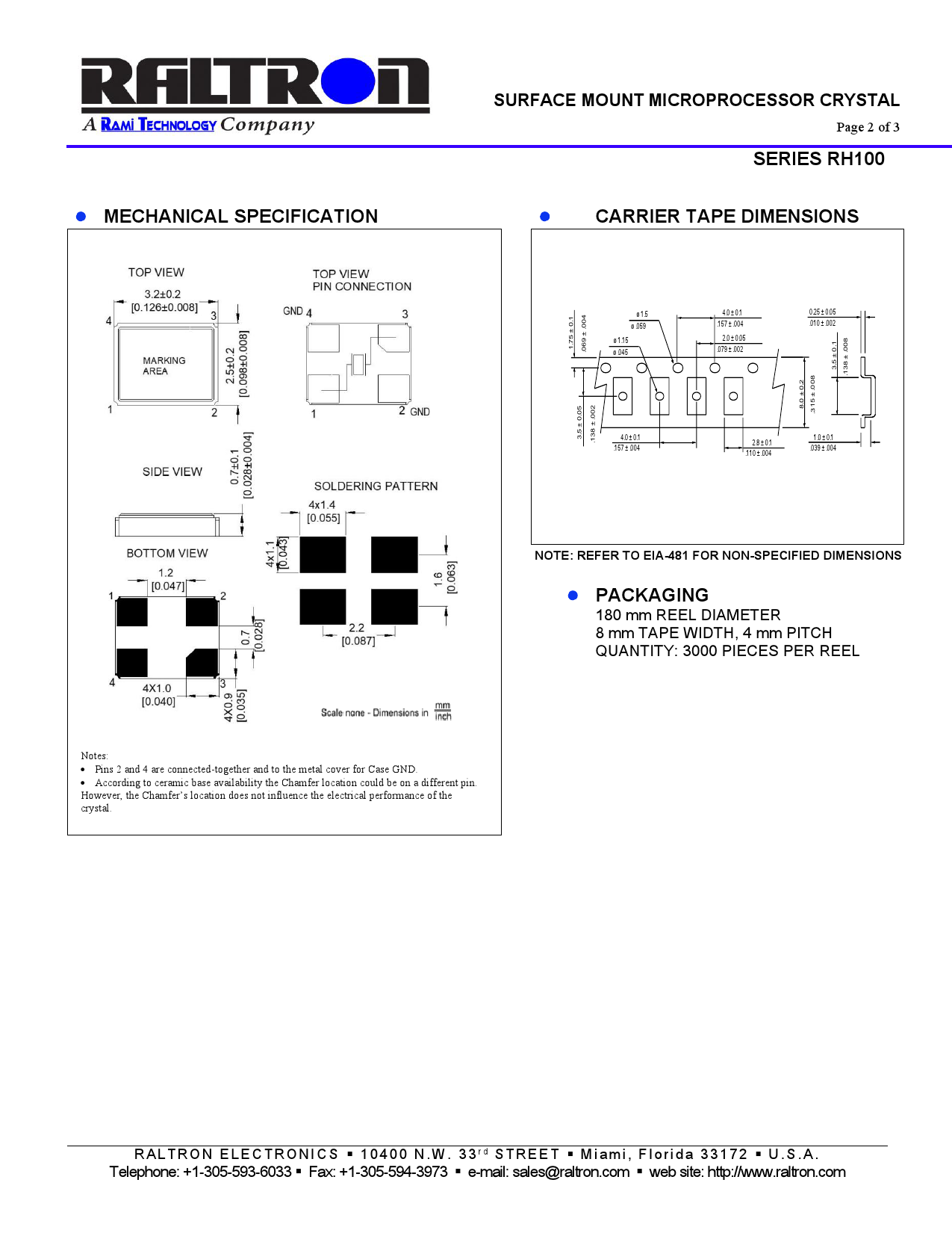 RH100-50.000-10-F-1015-EXT-TR_（RALTRON(美国纬创电子)）RH100-50.000-10-F-1015-EXT-TR中文资料_价格_PDF手册-立创电子商城