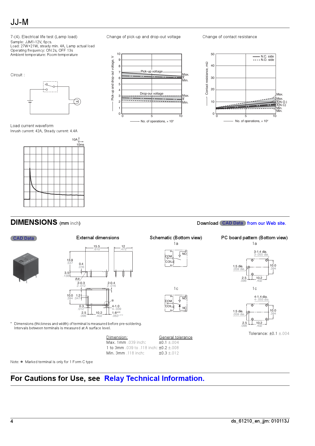 JJM1-12V_（PANASONIC(松下)）JJM1-12V中文资料_价格_PDF手册-立创电子商城