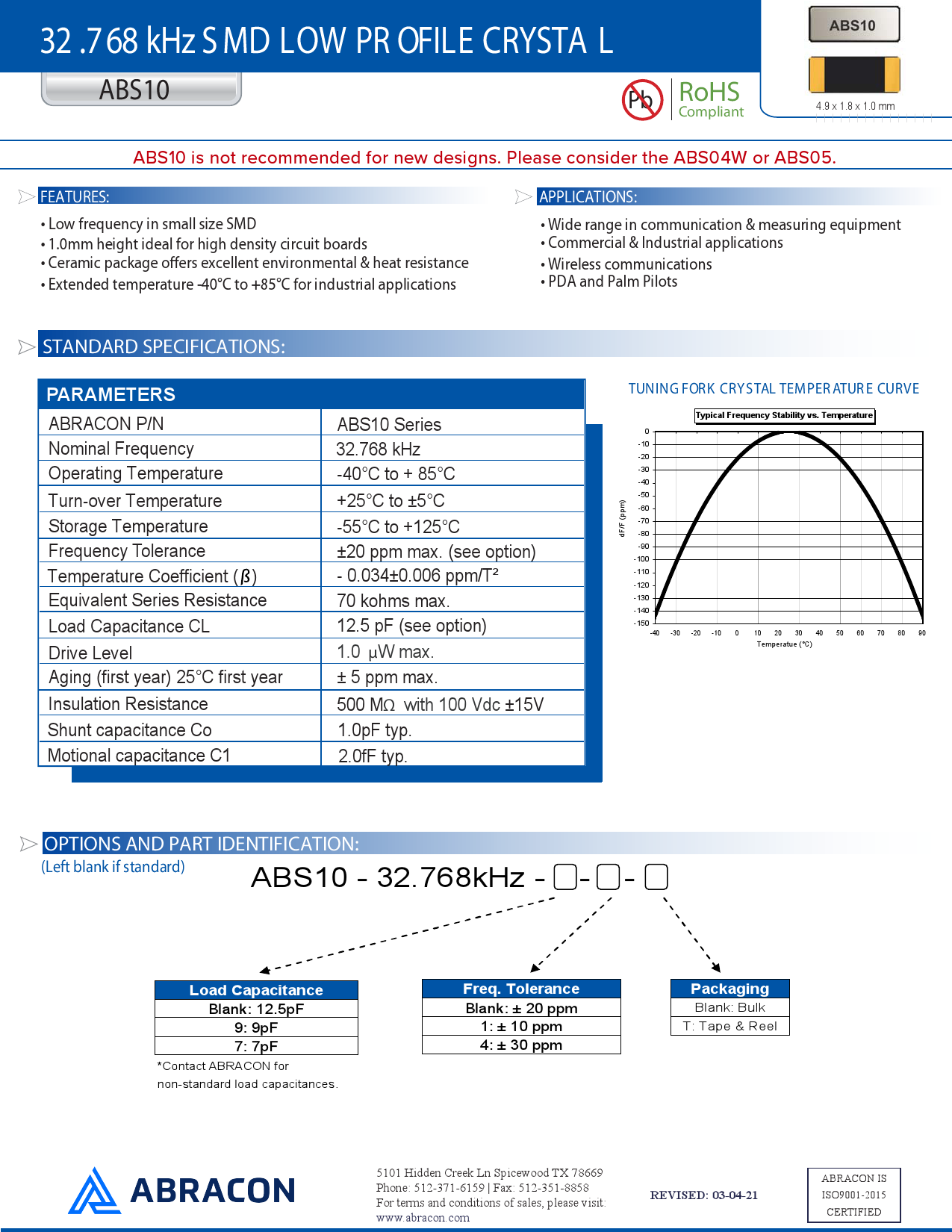 ABS10-32.768KHZ-7-T_（ABRACON）ABS10-32.768KHZ-7-T中文资料_价格_PDF手册-立创电子商城