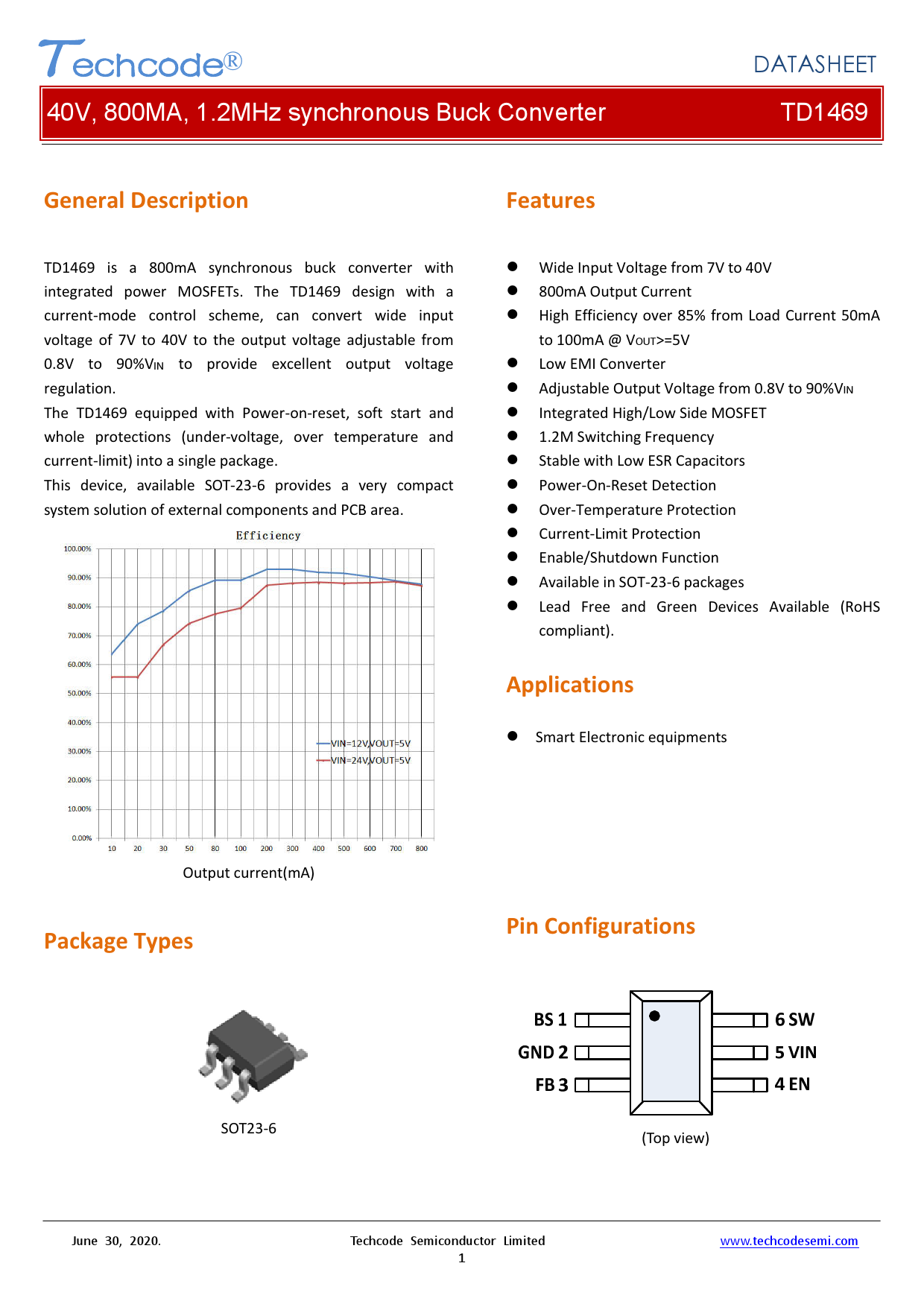 TD1469_（Techcode(泰德)）TD1469中文资料_价格_PDF手册-立创电子商城