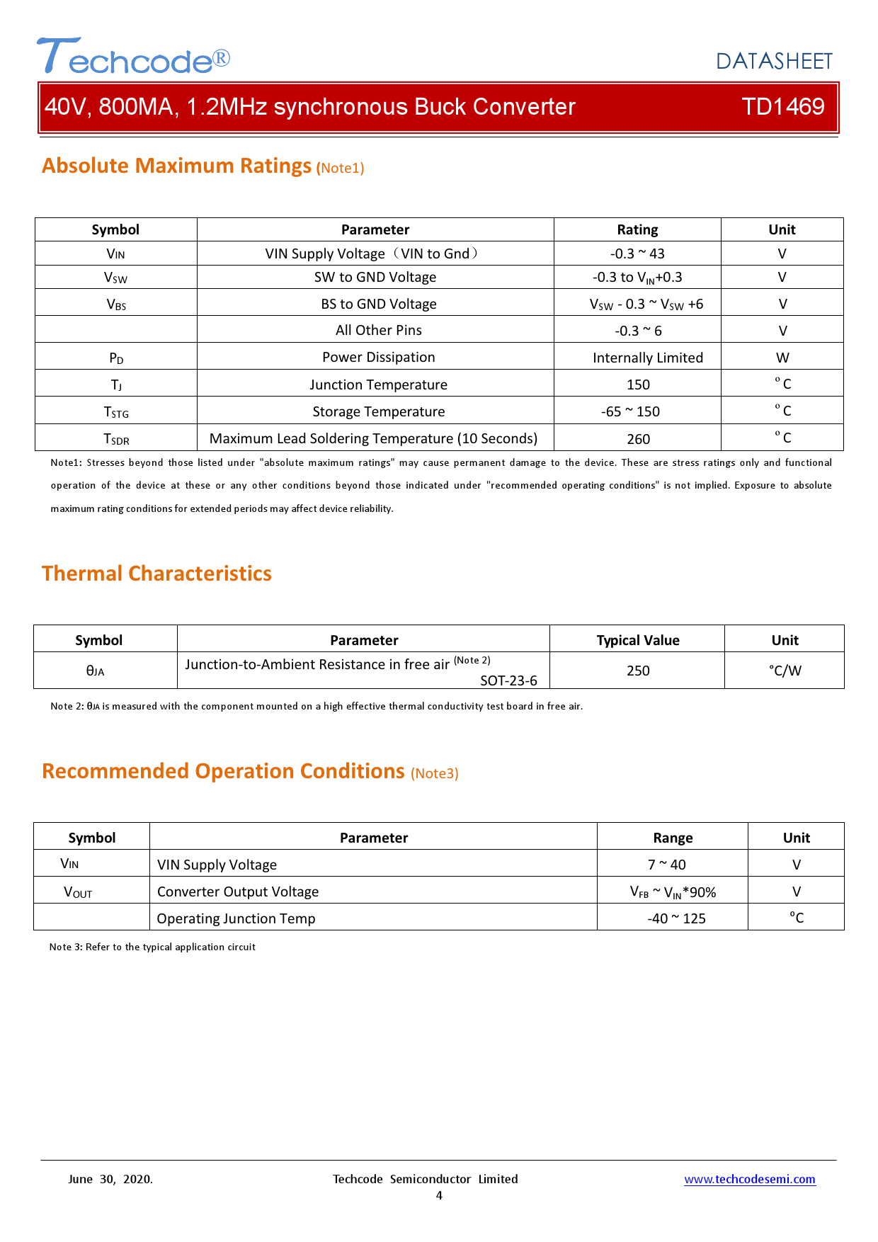 TD1469_（Techcode(泰德)）TD1469中文资料_价格_PDF手册-立创电子商城