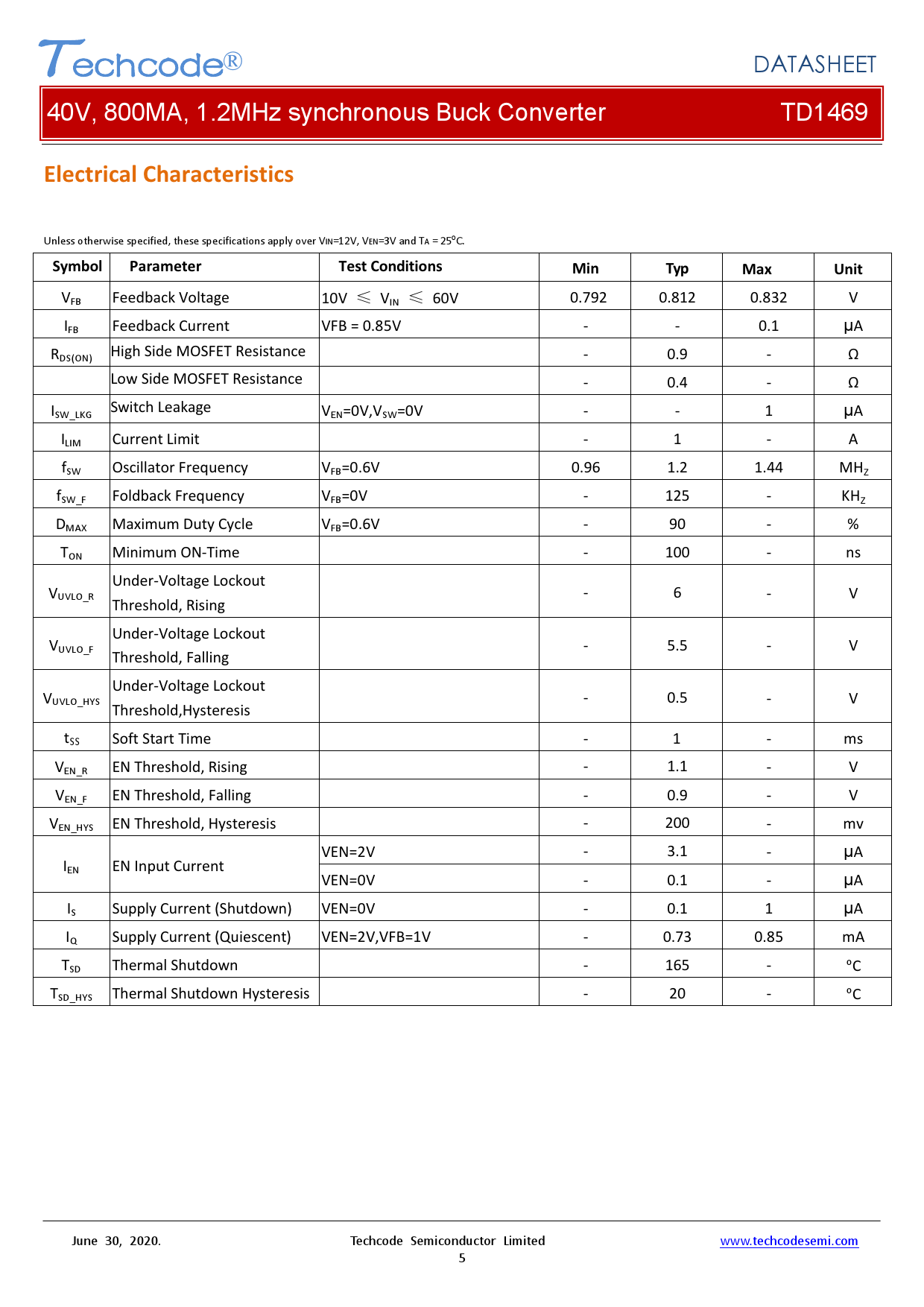 TD1469_（Techcode(泰德)）TD1469中文资料_价格_PDF手册-立创电子商城