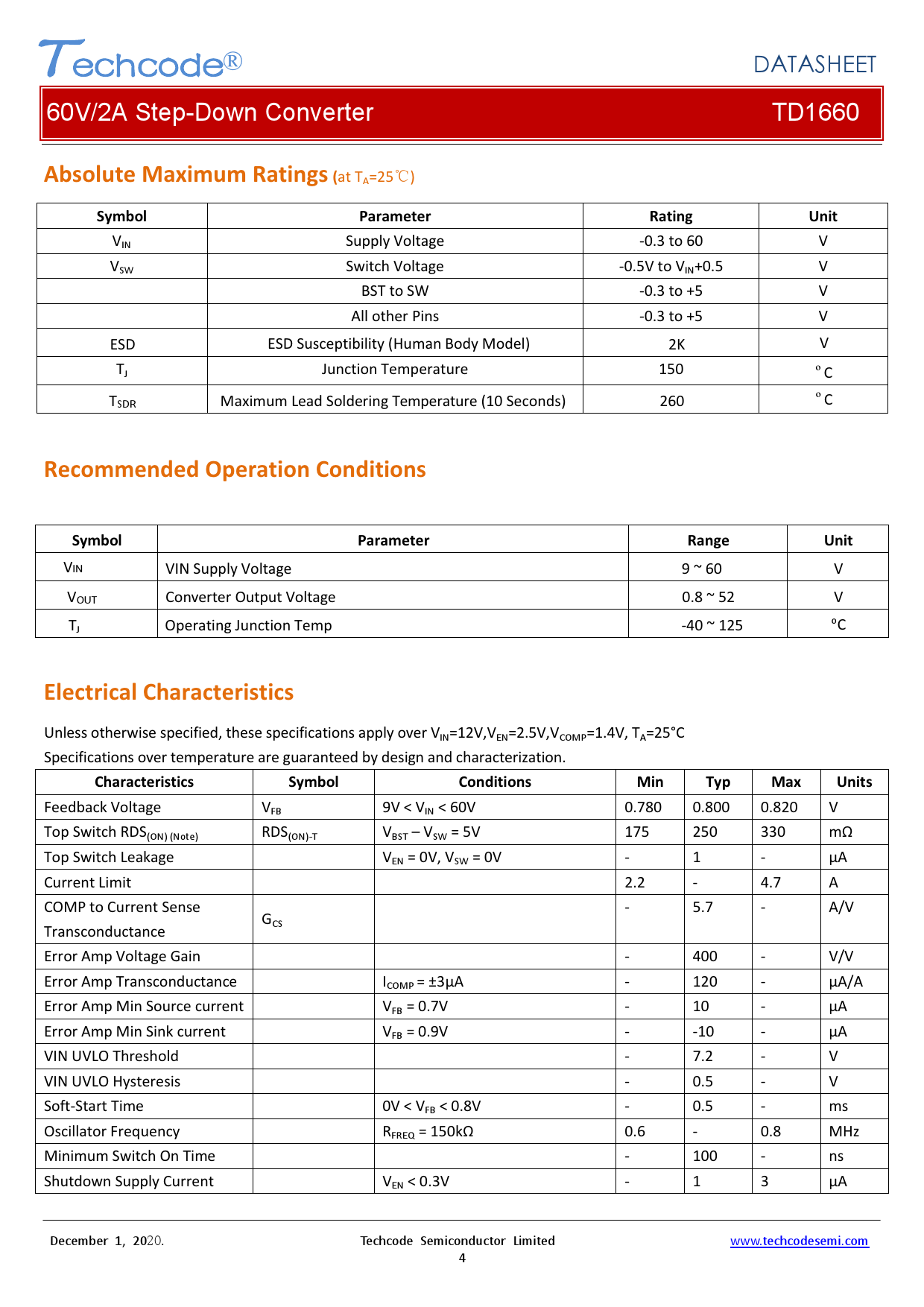 TD1660_（Techcode(泰德)）TD1660中文资料_价格_PDF手册-立创电子商城