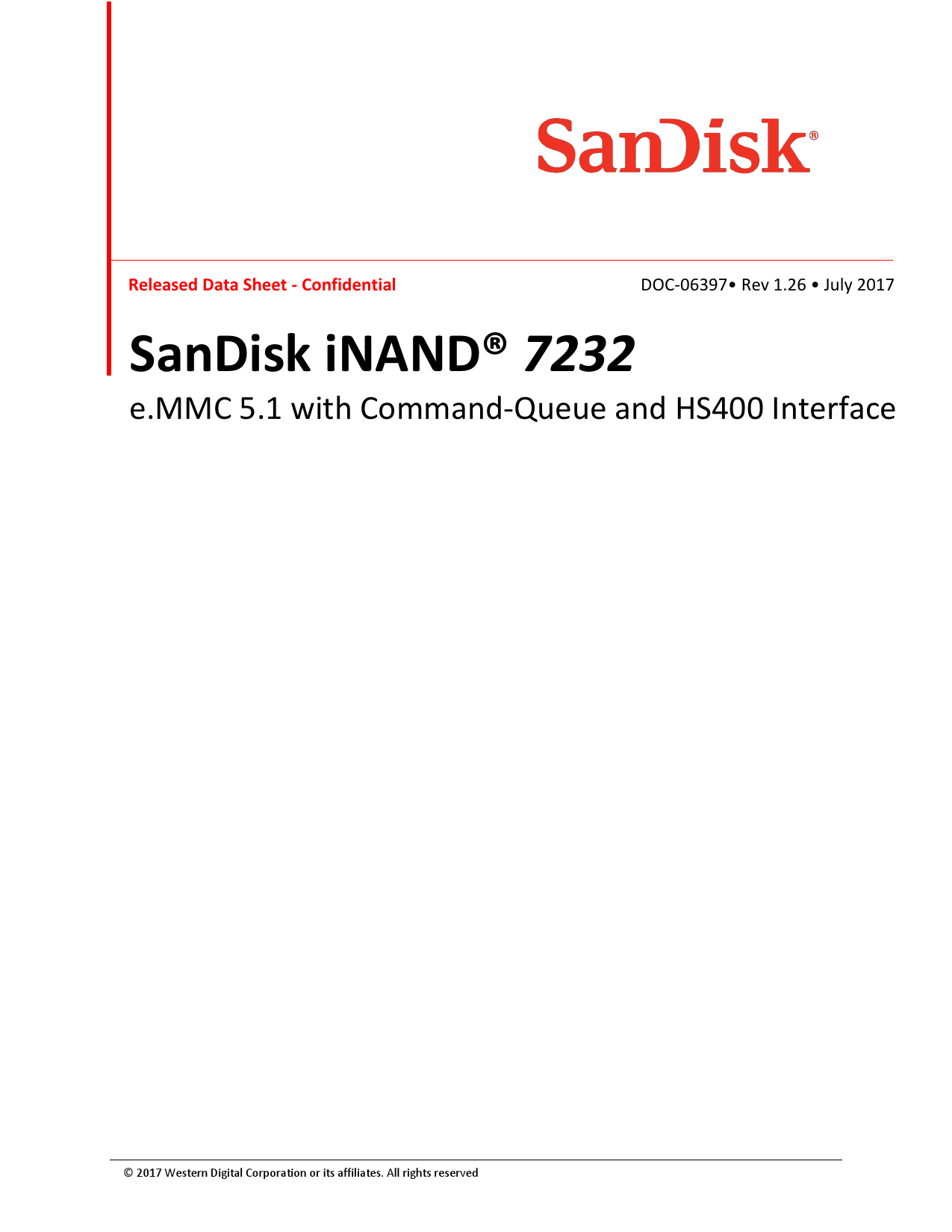 SDINADF4-16G-H_（SANDISK(闪迪)）SDINADF4-16G-H中文资料_价格_PDF手册-立创电子商城
