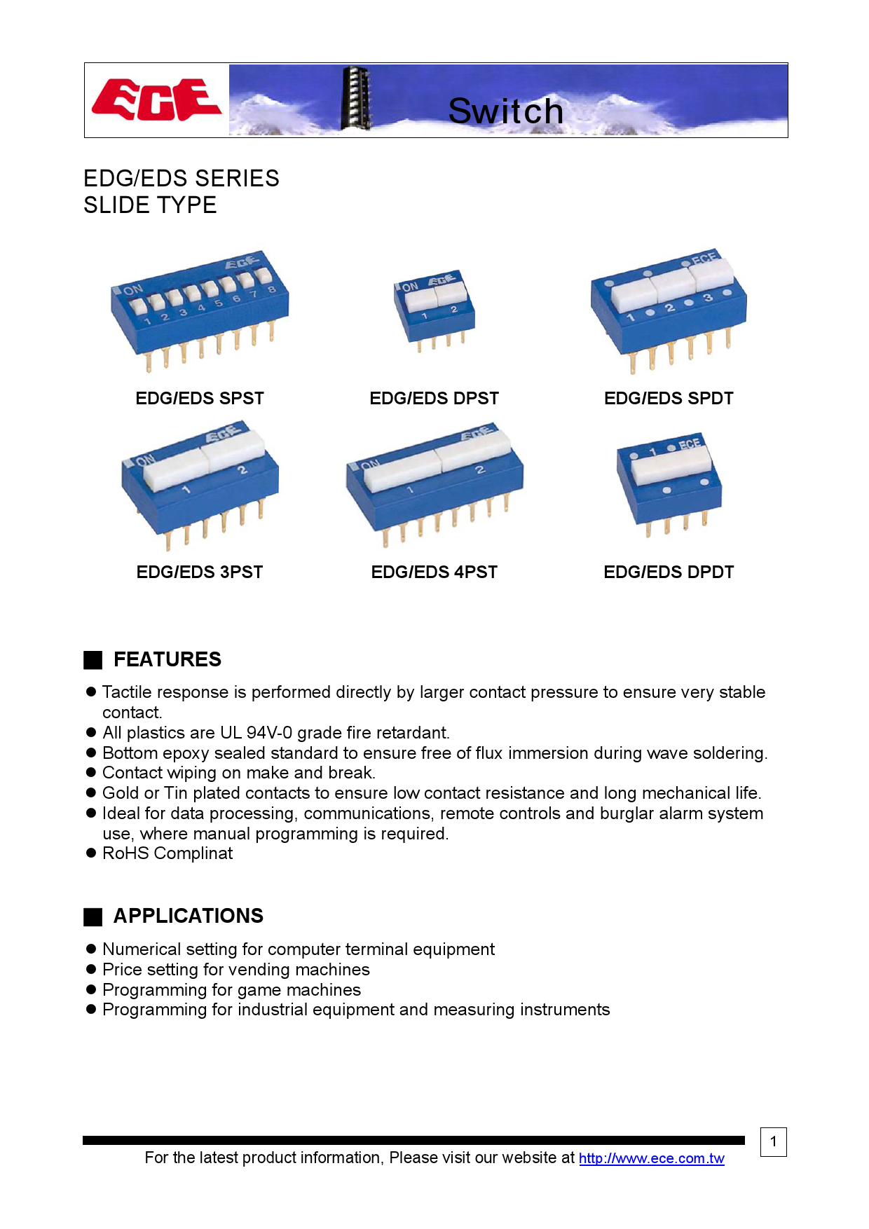 EDS102SZ_（ECE(百容)）EDS102SZ中文资料_价格_PDF手册-立创电子商城