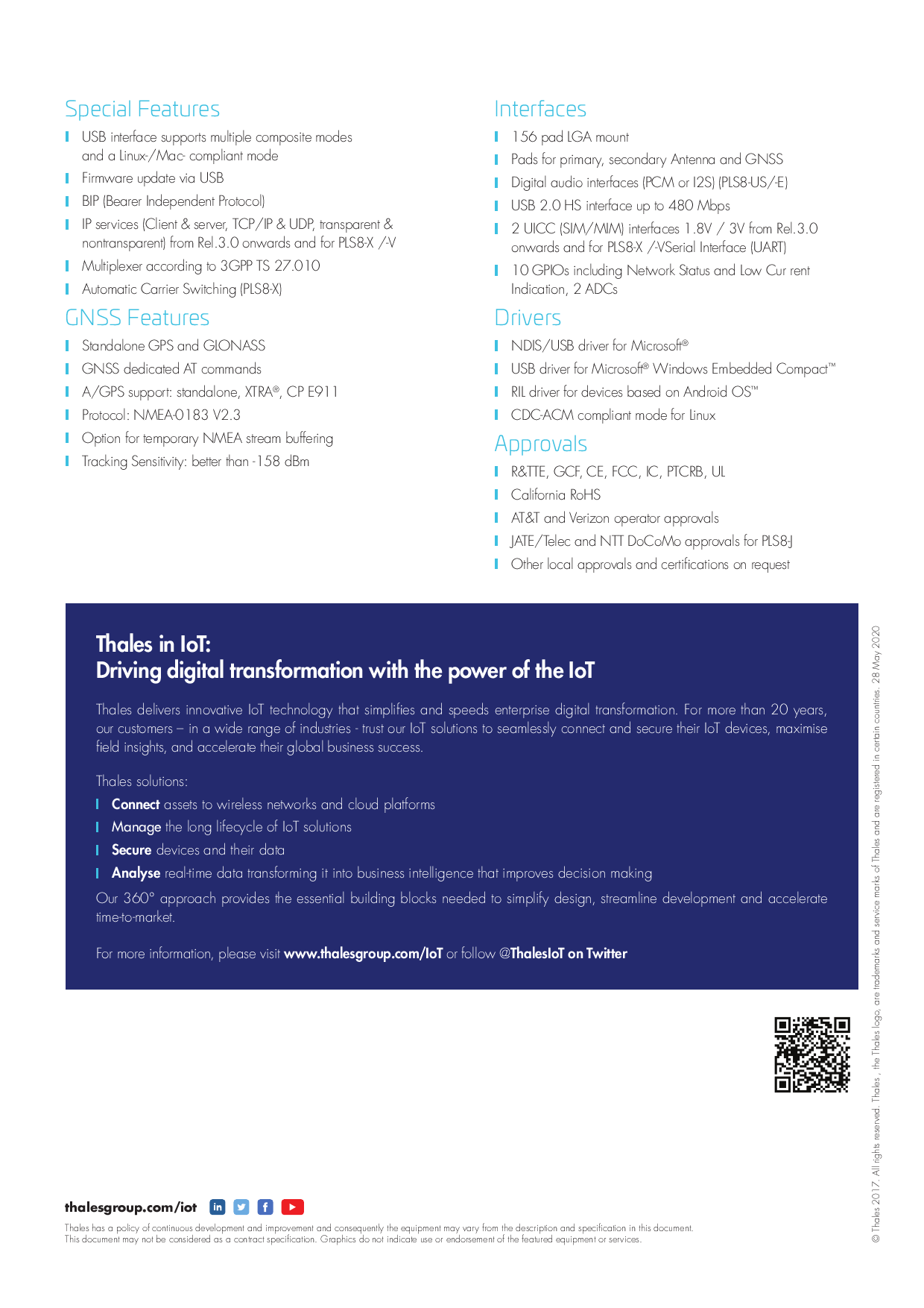 PLS8-E REL. 4_（THALES）PLS8-E REL. 4中文资料_价格_PDF手册-立创电子商城