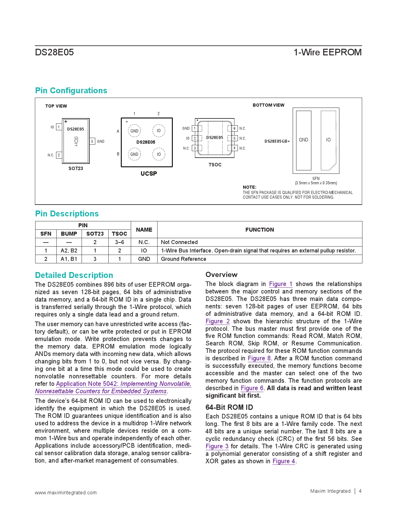 DS28E05R+T_（ADI(亚德诺)/MAXIM(美信)）DS28E05R+T中文资料_价格_PDF手册-立创电子商城