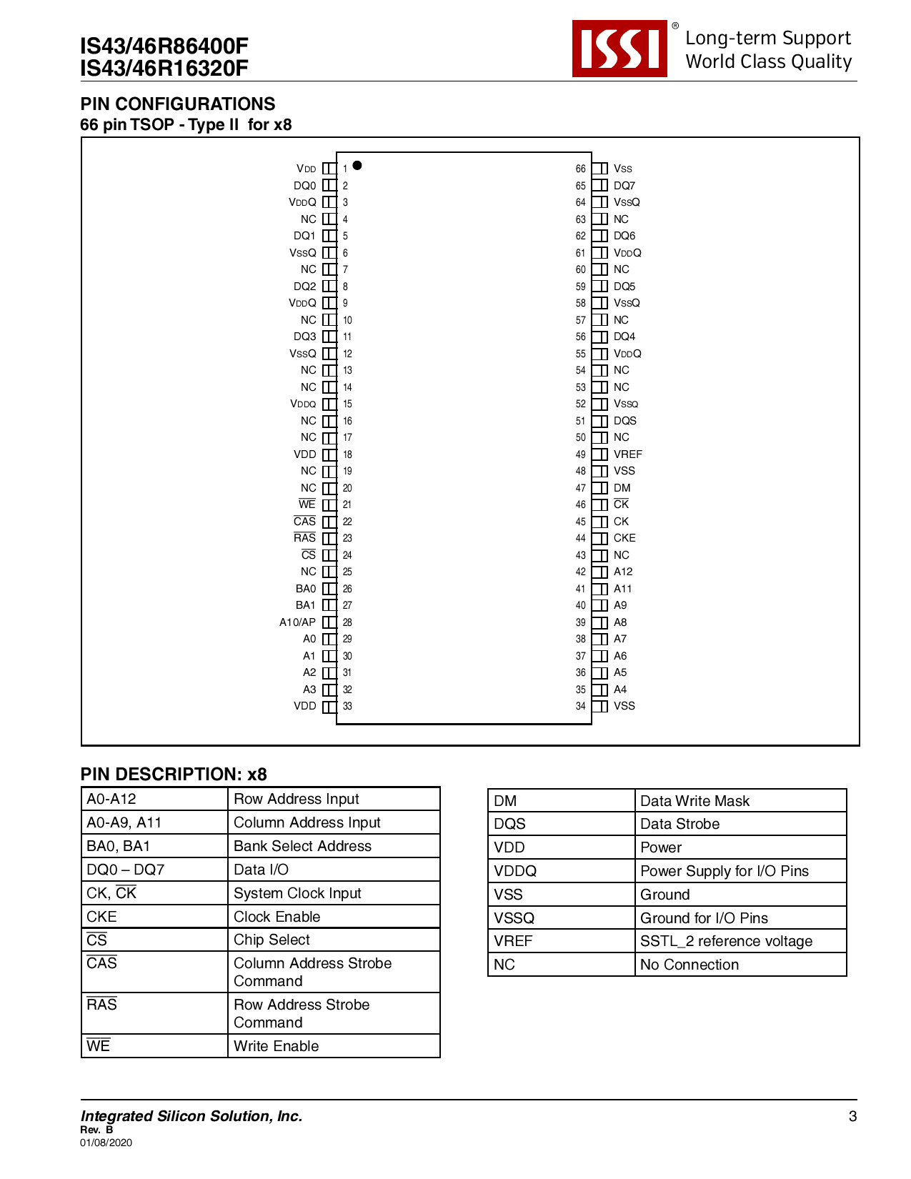 IS43R16320F-6TLI_（ISSI(美国芯成)）IS43R16320F-6TLI中文资料_价格_PDF手册-立创电子商城