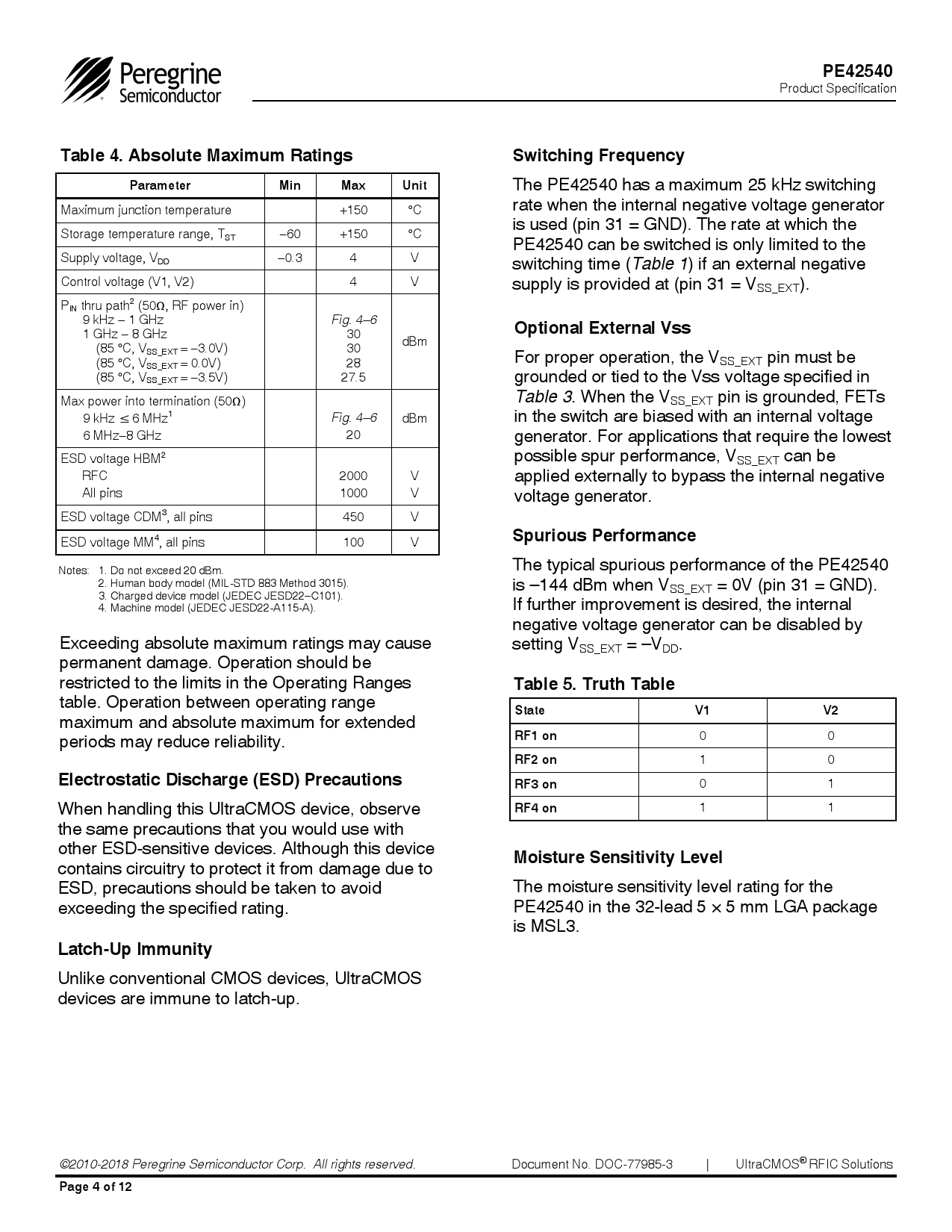 PE42540F-Z_（PSemi）PE42540F-Z中文资料_价格_PDF手册-立创电子商城