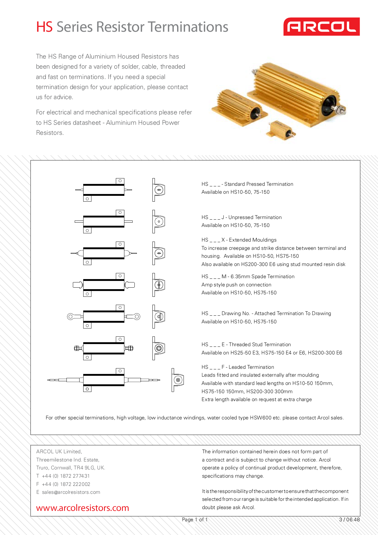 HS150 150R F_（Ohmite）HS150 150R F中文资料_价格_PDF手册-立创电子商城