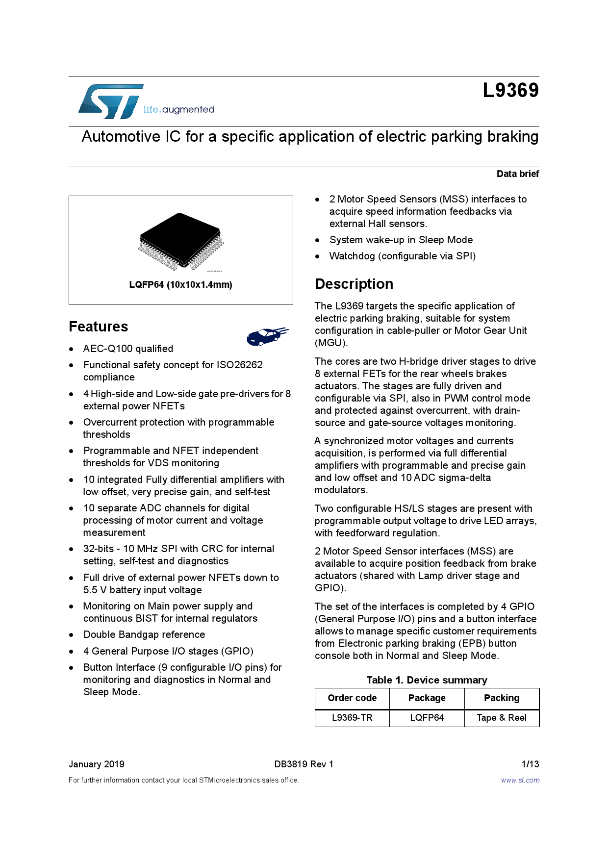L9369-TR_（ST(意法半导体)）L9369-TR中文资料_价格_PDF手册-立创电子商城