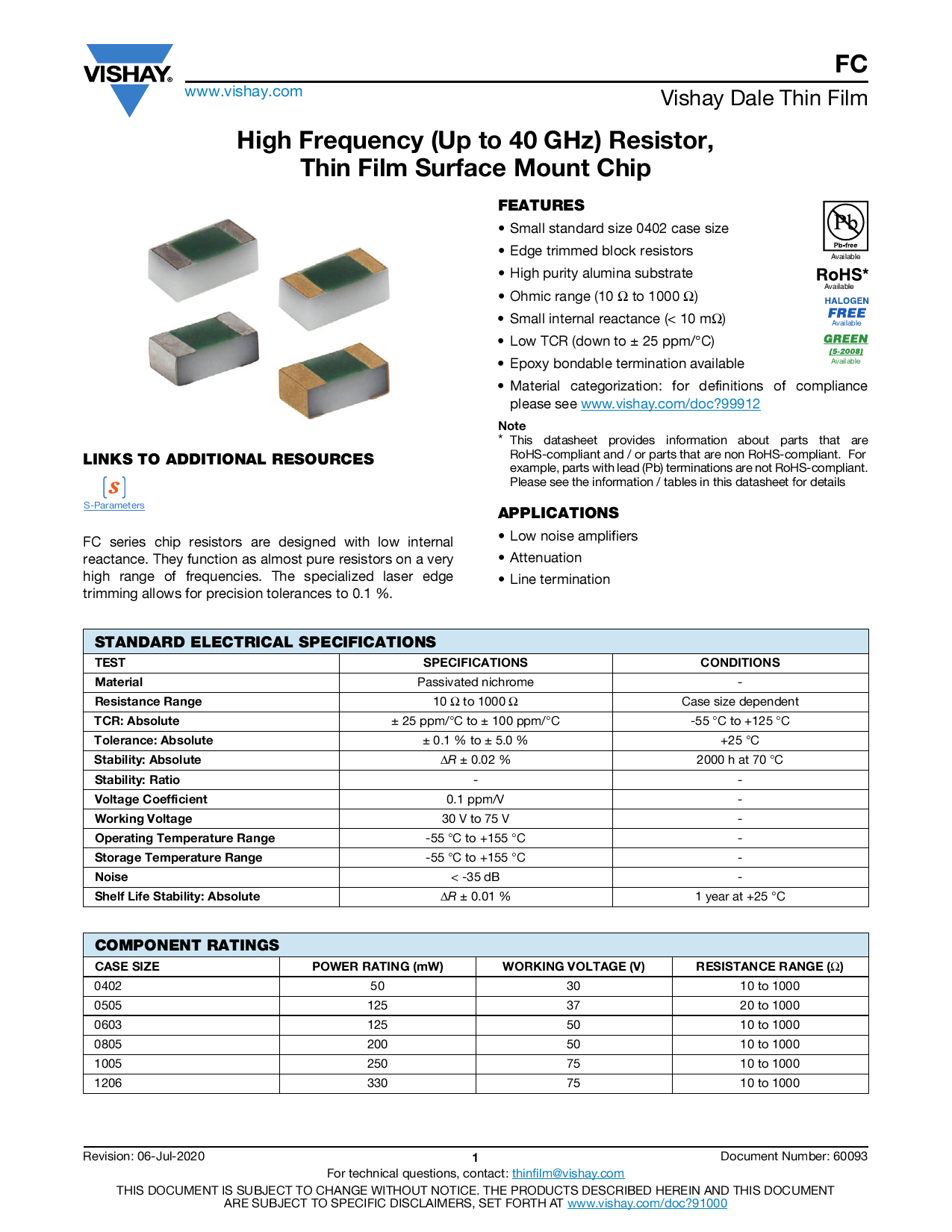 FC0402E50R0BST1_（VISHAY(威世)）FC0402E50R0BST1中文资料_价格_PDF手册-立创电子商城