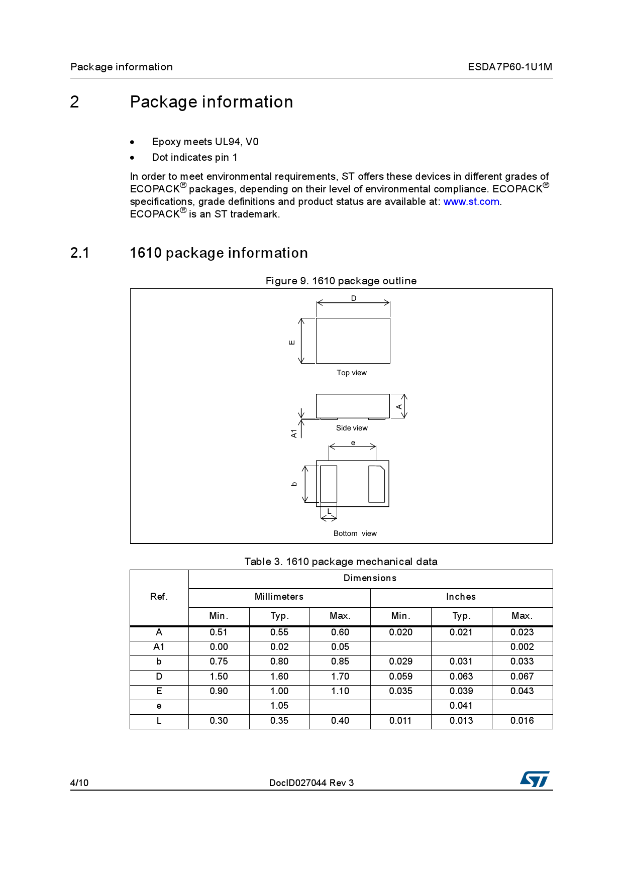 ESDA7P60-1U1M_（ST(意法半导体)）ESDA7P60-1U1M中文资料_价格_PDF手册-立创电子商城