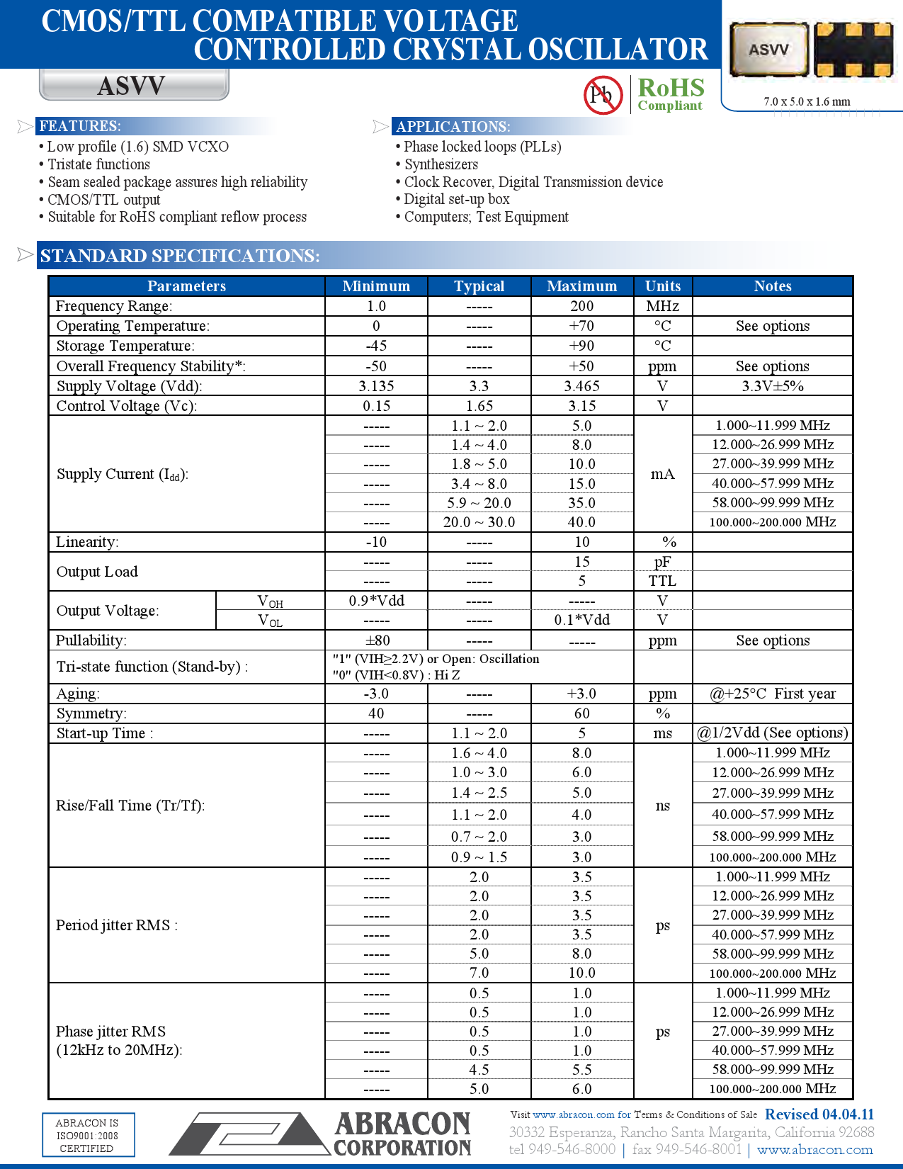 ASVV-50.000MHZ-C25-N102-T_（ABRACON）ASVV-50.000MHZ-C25-N102-T中文资料_价格_PDF手册-立创电子商城