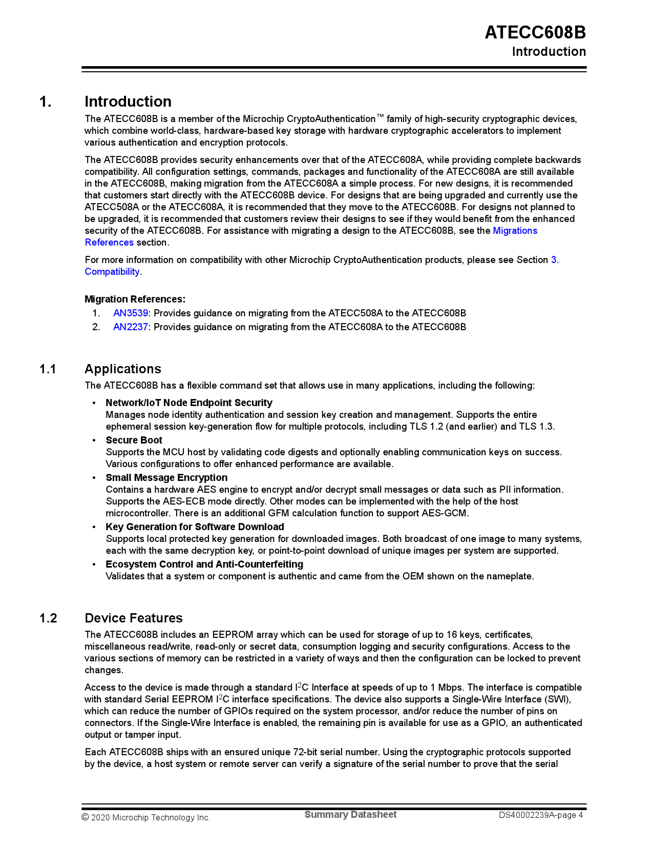 ATECC608B-SSHDA-T_（MICROCHIP(美国微芯)）ATECC608B-SSHDA-T中文资料_价格_PDF手册-立创电子商城