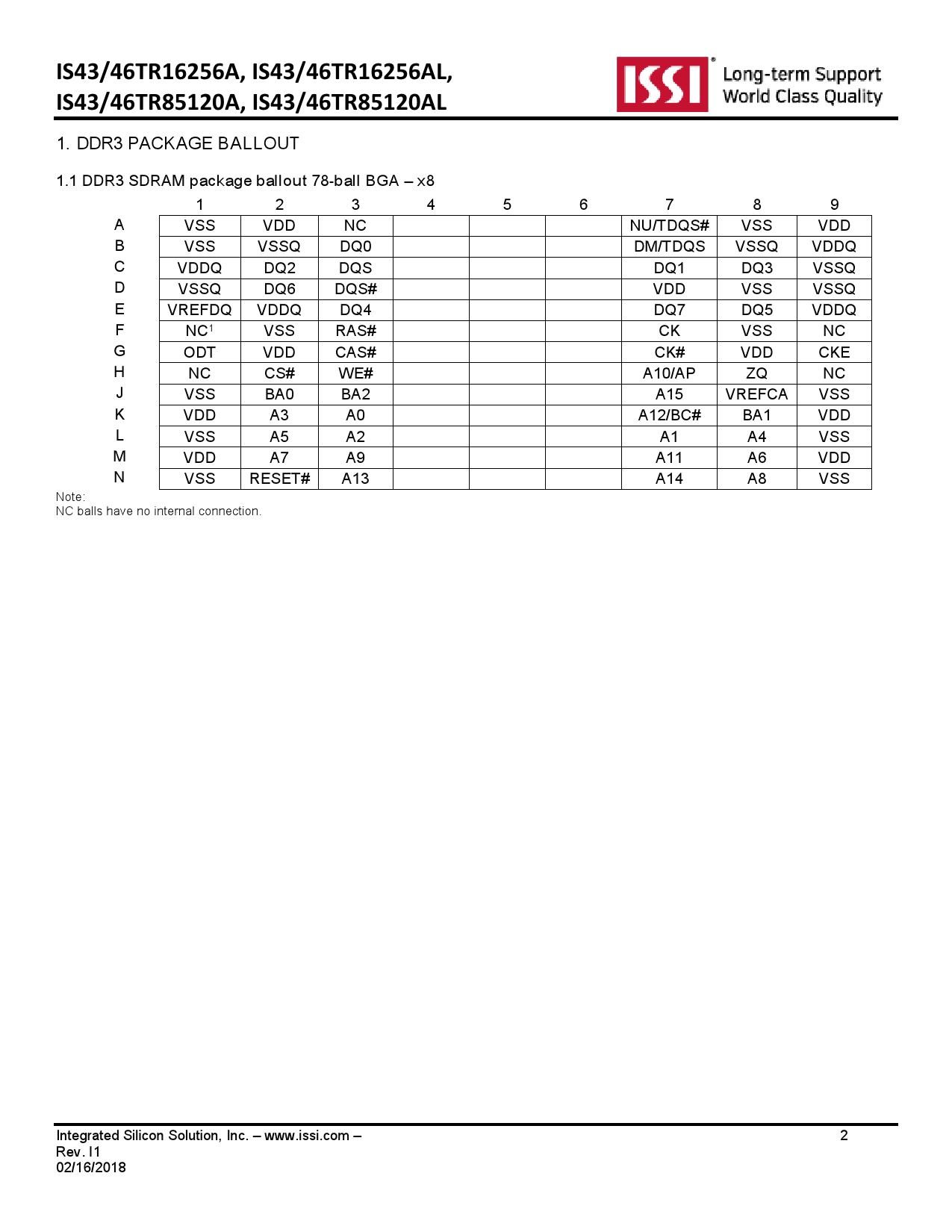 IS43TR16256A-125KBLI-TR_（ISSI(美国芯成)）IS43TR16256A-125KBLI-TR中文资料_价格_PDF ...