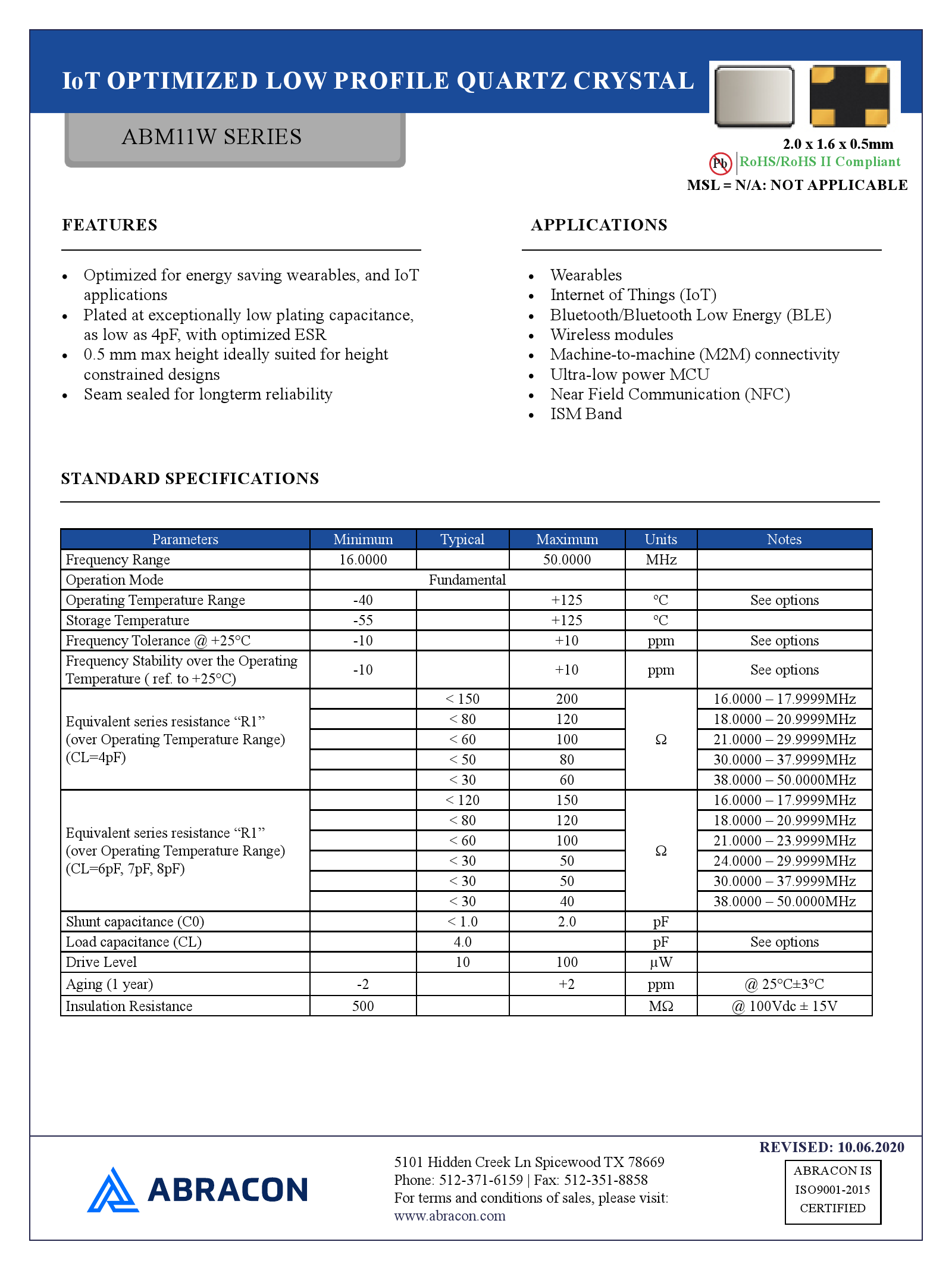 ABM11W-40.0000MHZ-8-D1X-T3_（ABRACON）ABM11W-40.0000MHZ-8-D1X-T3中文资料_价格_PDF手册-立创电子商城