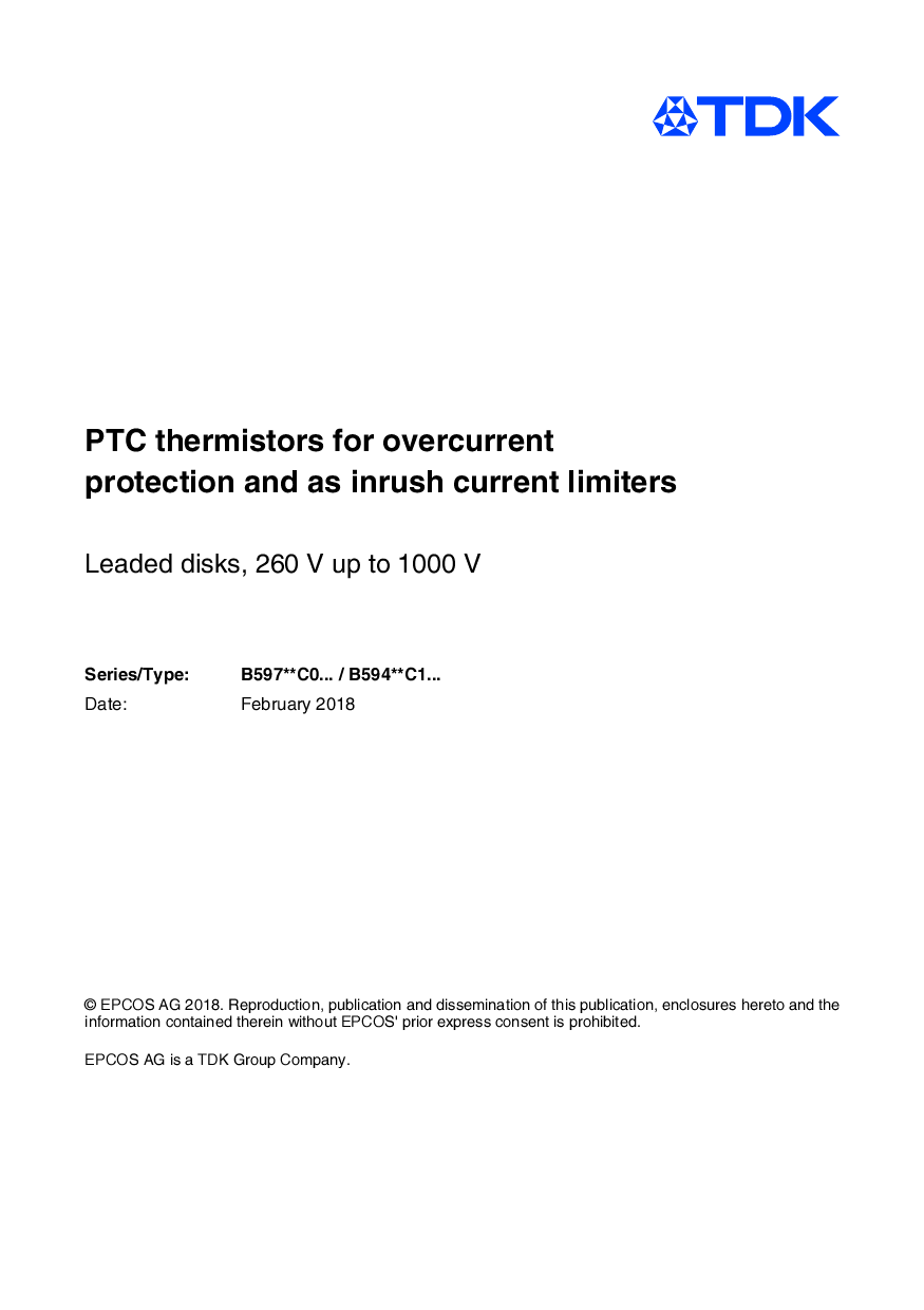 B59751C0120A070_（TDK）B59751C0120A070中文资料_价格_PDF手册-立创电子商城