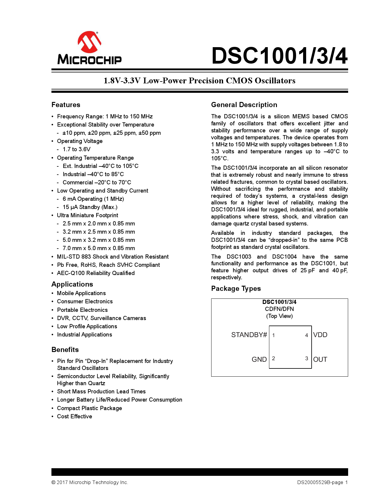 DSC1001DI1-008.0000_（MICROCHIP(美国微芯)）DSC1001DI1-008.0000中文资料_价格_PDF手册-立 ...