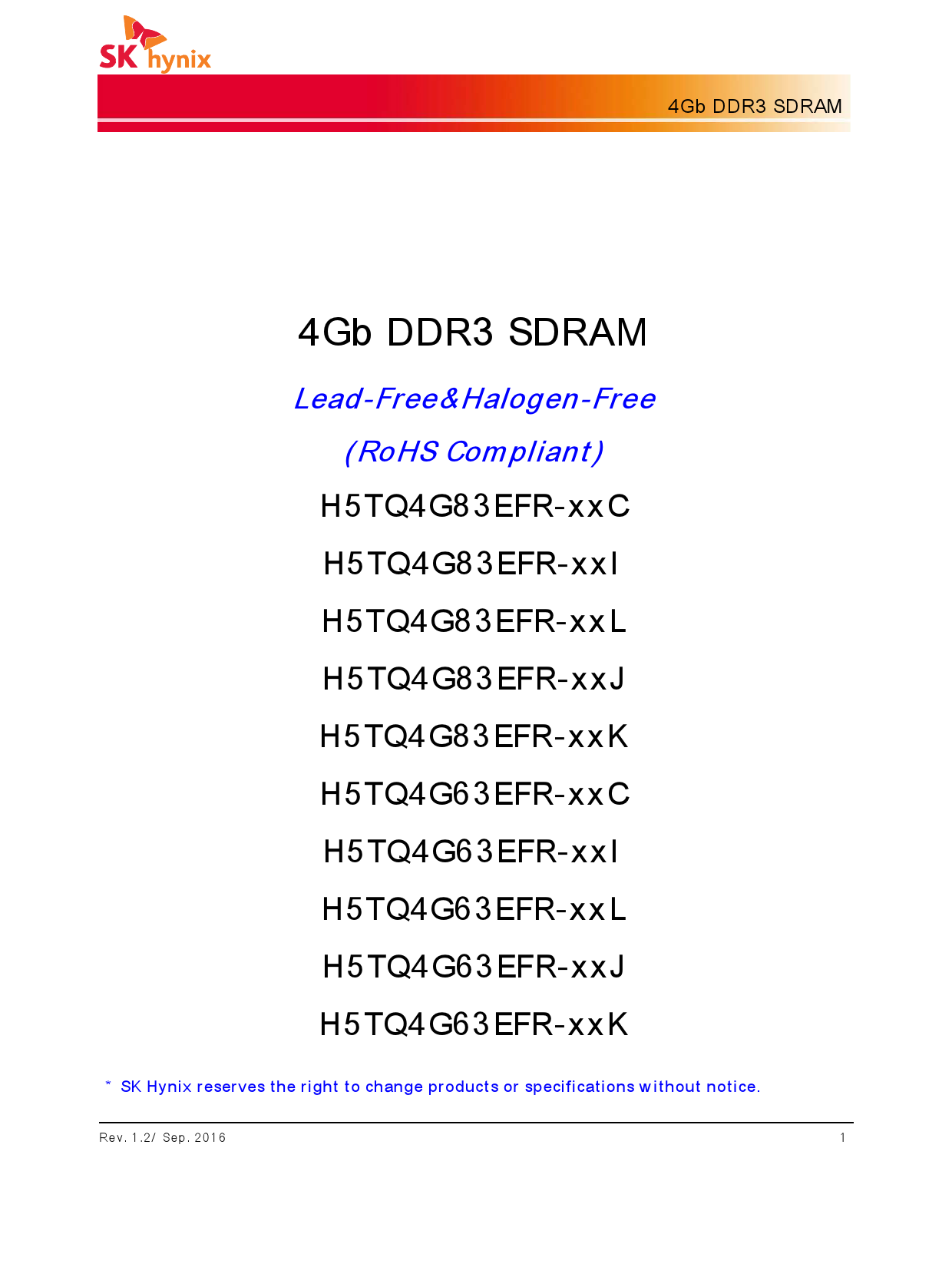 H5TQ4G63EFR-RDC_（HYNIX(海力士)）H5TQ4G63EFR-RDC中文资料_价格_PDF手册-立创电子商城