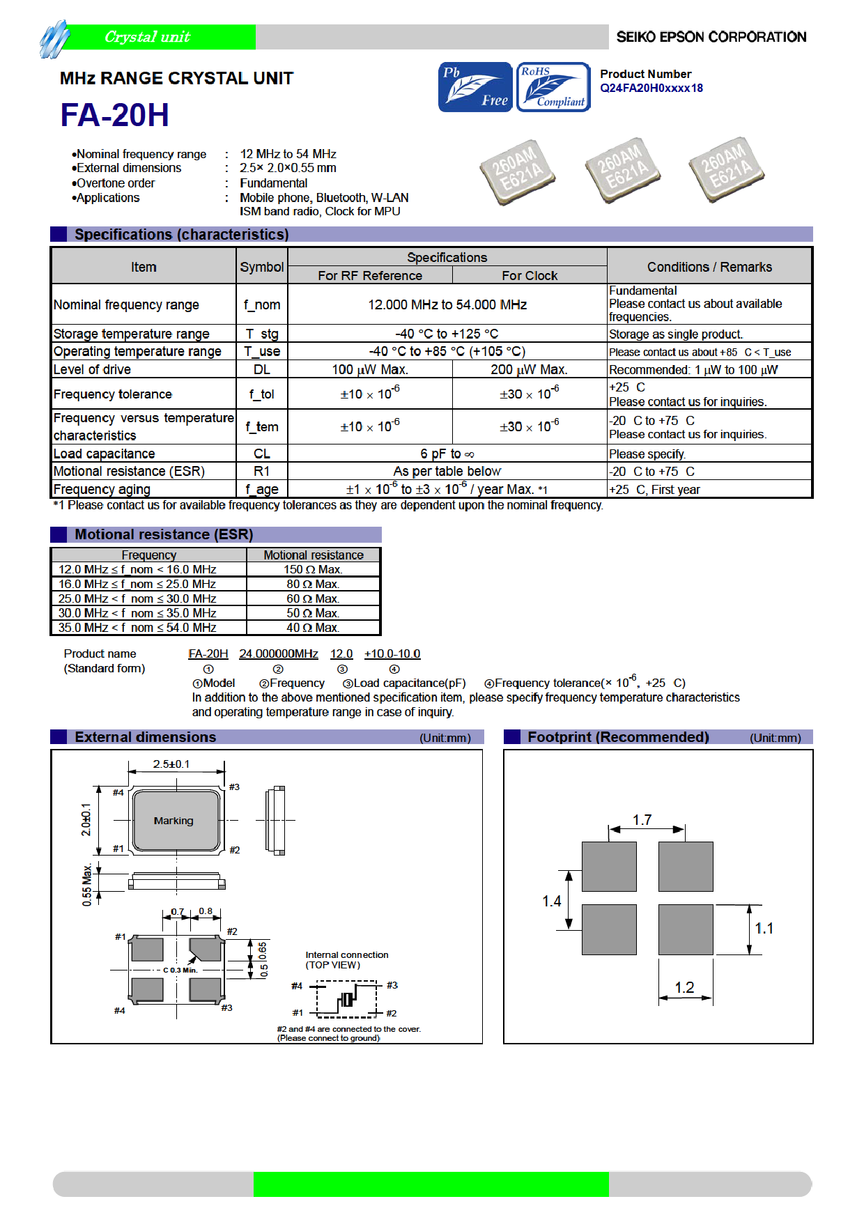 FA-20H 26.0000MF20X-K3_（EPSON(爱普生)）FA-20H 26.0000MF20X-K3中文资料_价格_PDF手册 ...