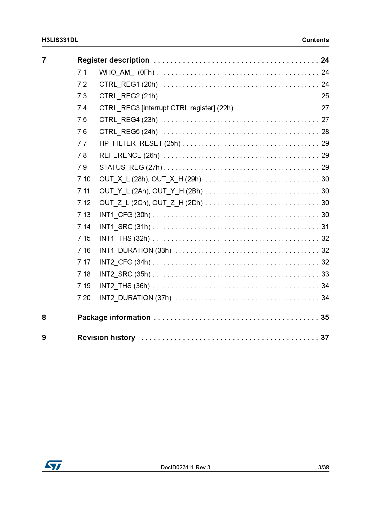 H3LIS331DLTR_（ST(意法半导体)）H3LIS331DLTR中文资料_价格_PDF手册-立创电子商城