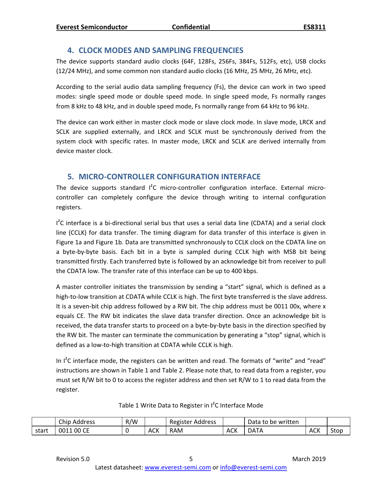 ES8311_（Everest-semi(顺芯)）ES8311中文资料_价格_PDF手册-立创电子商城