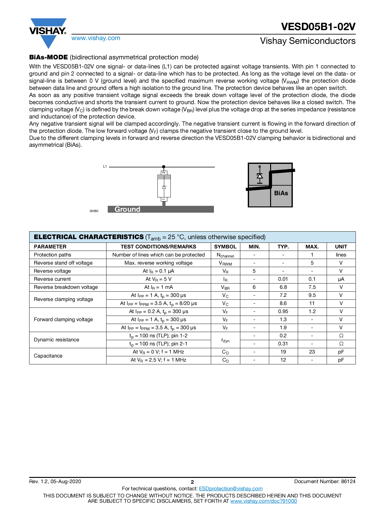 VESD05B1-02V-G3-08_（VISHAY(威世)）VESD05B1-02V-G3-08中文资料_价格_PDF手册-立创电子商城
