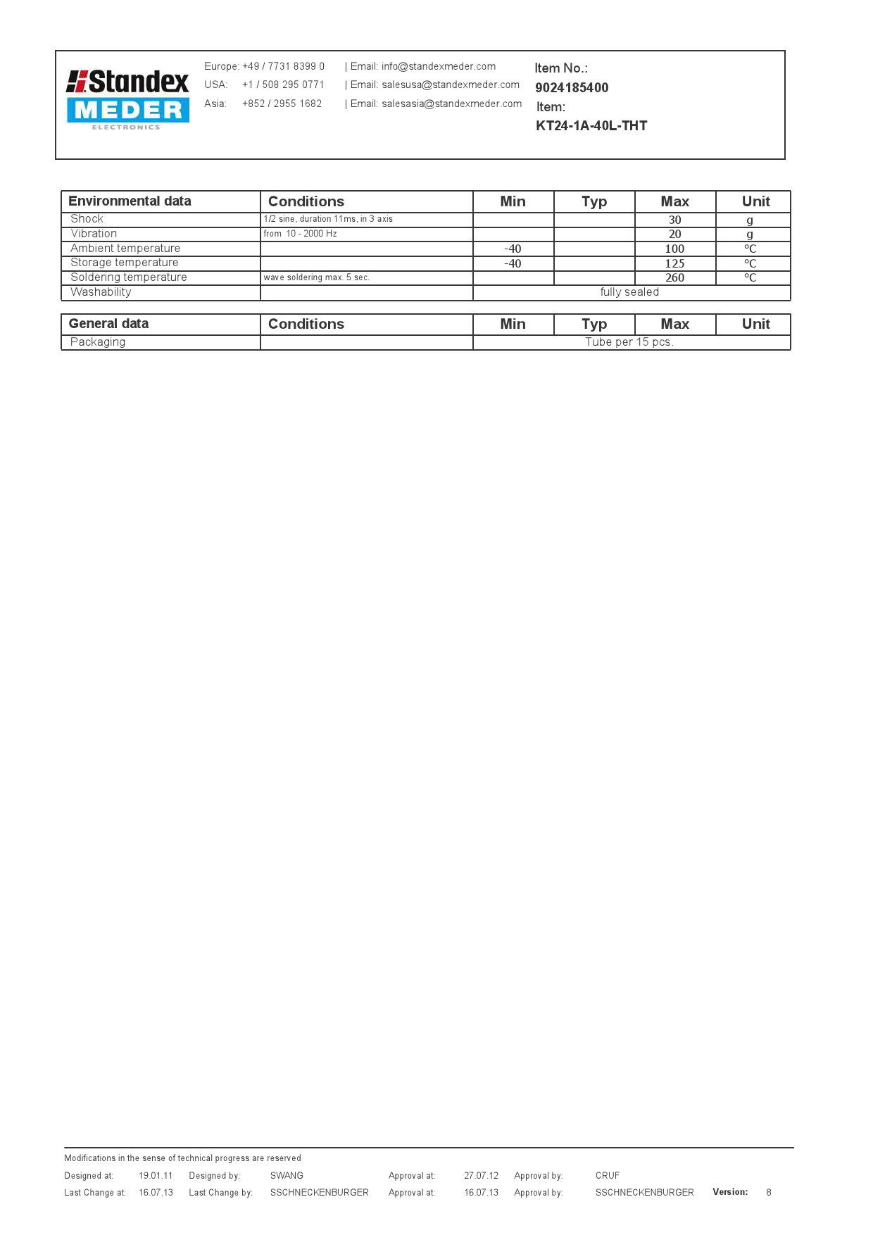 KT24-1A-40L-THT_（STANDEXMEDER(斯丹麦德)）KT24-1A-40L-THT中文资料_价格_PDF手册-立创电子商城