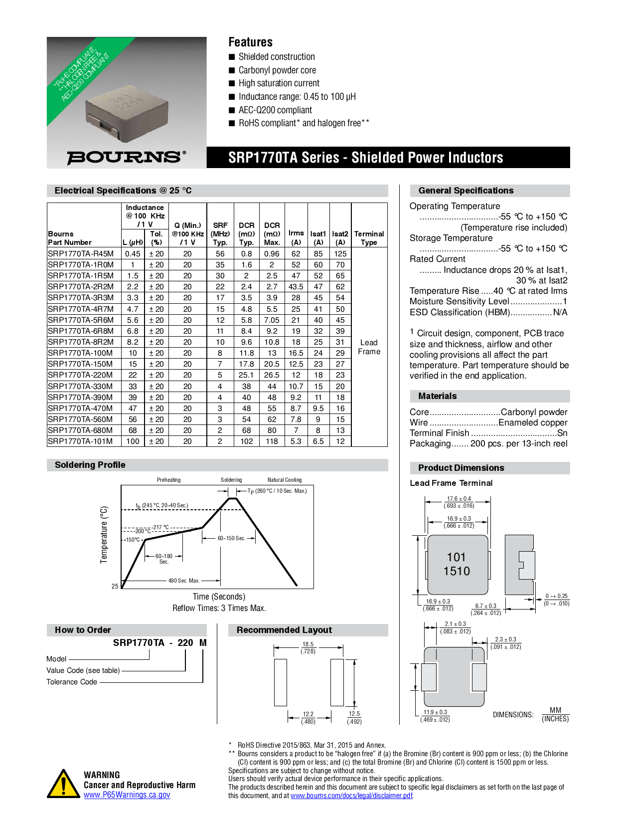 SRP1770TA-4R7M_（BOURNS）SRP1770TA-4R7M中文资料_价格_PDF手册-立创电子商城