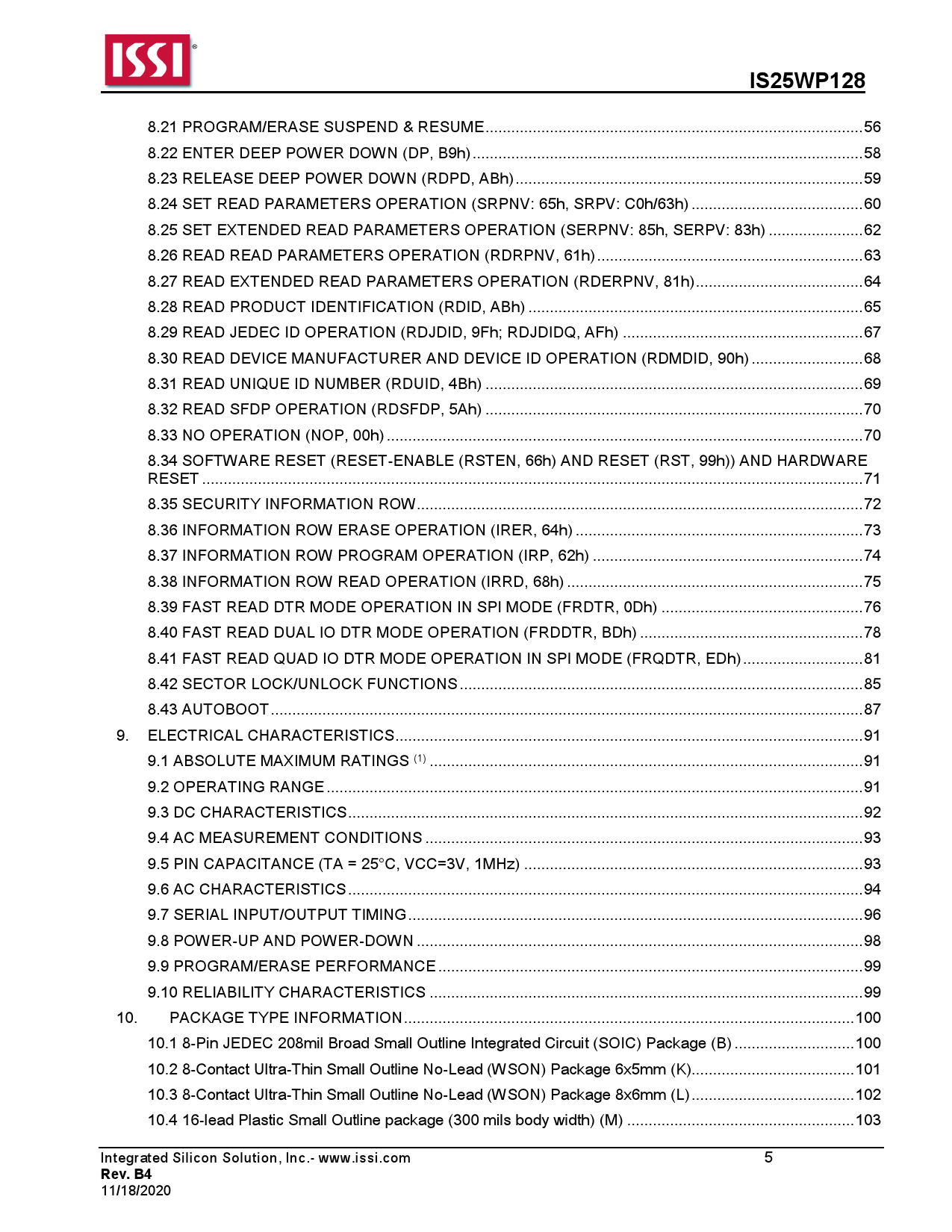 IS25WP128-JMLE_（ISSI(美国芯成)）IS25WP128-JMLE中文资料_价格_PDF手册-立创电子商城