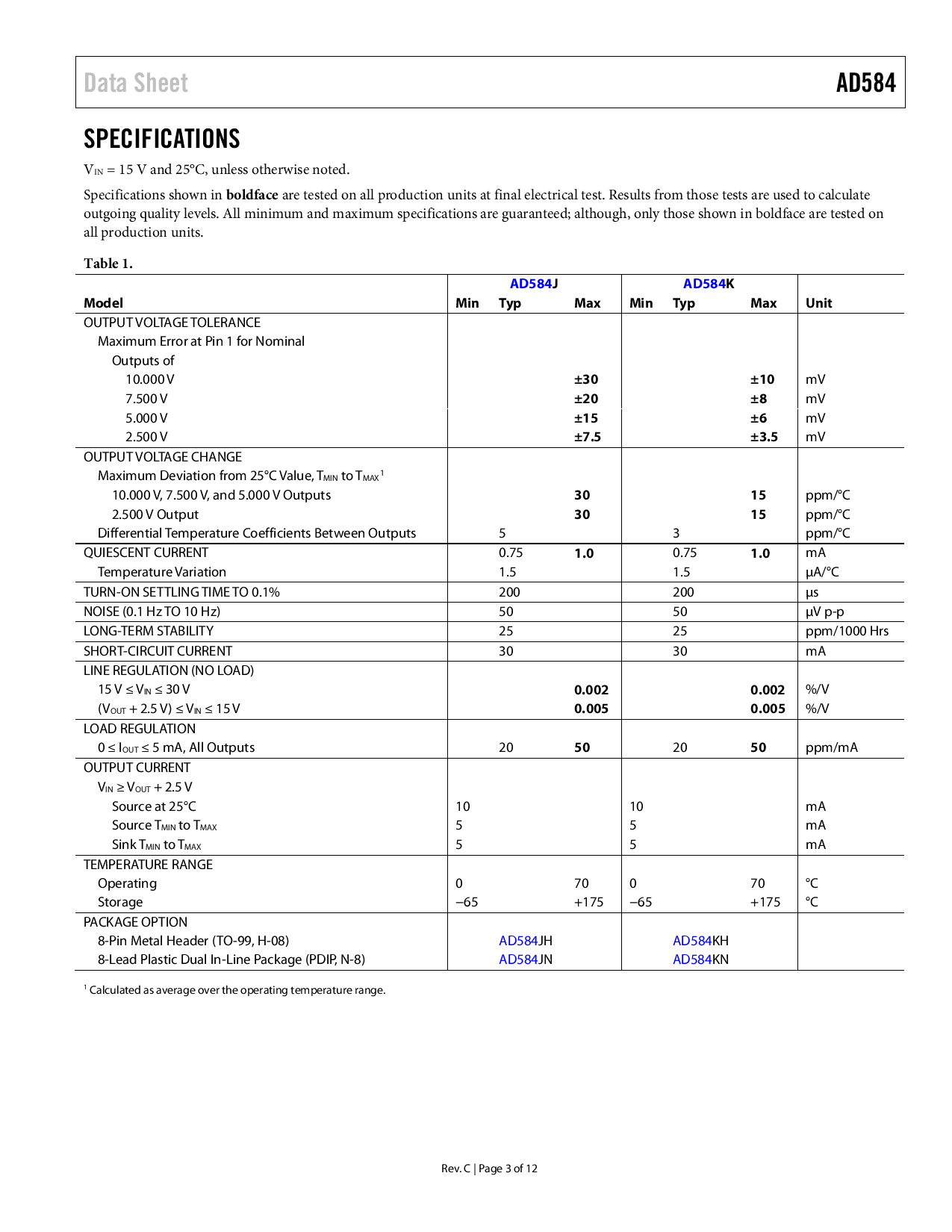 AD584TH_（ADI(亚德诺)）AD584TH中文资料_价格_PDF手册-立创电子商城