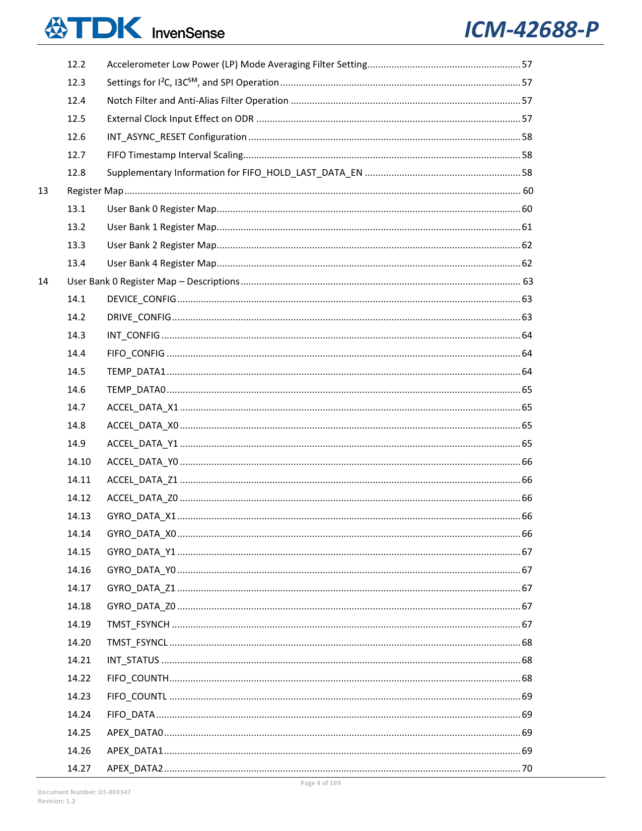 ICM-42688-P_（TDK InvenSense(应美盛)）ICM-42688-P中文资料_价格_PDF手册-立创电子商城