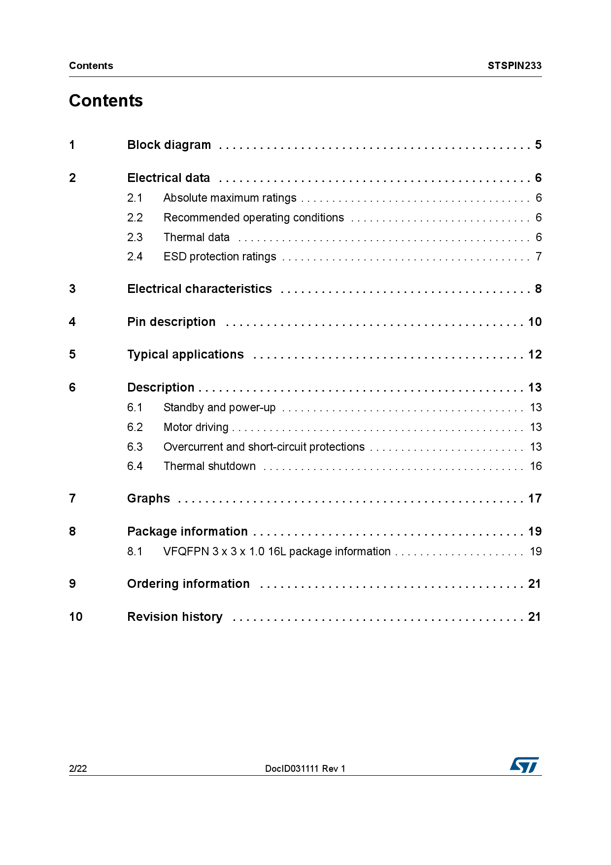 STSPIN233_（ST(意法半导体)）STSPIN233中文资料_价格_PDF手册-立创电子商城