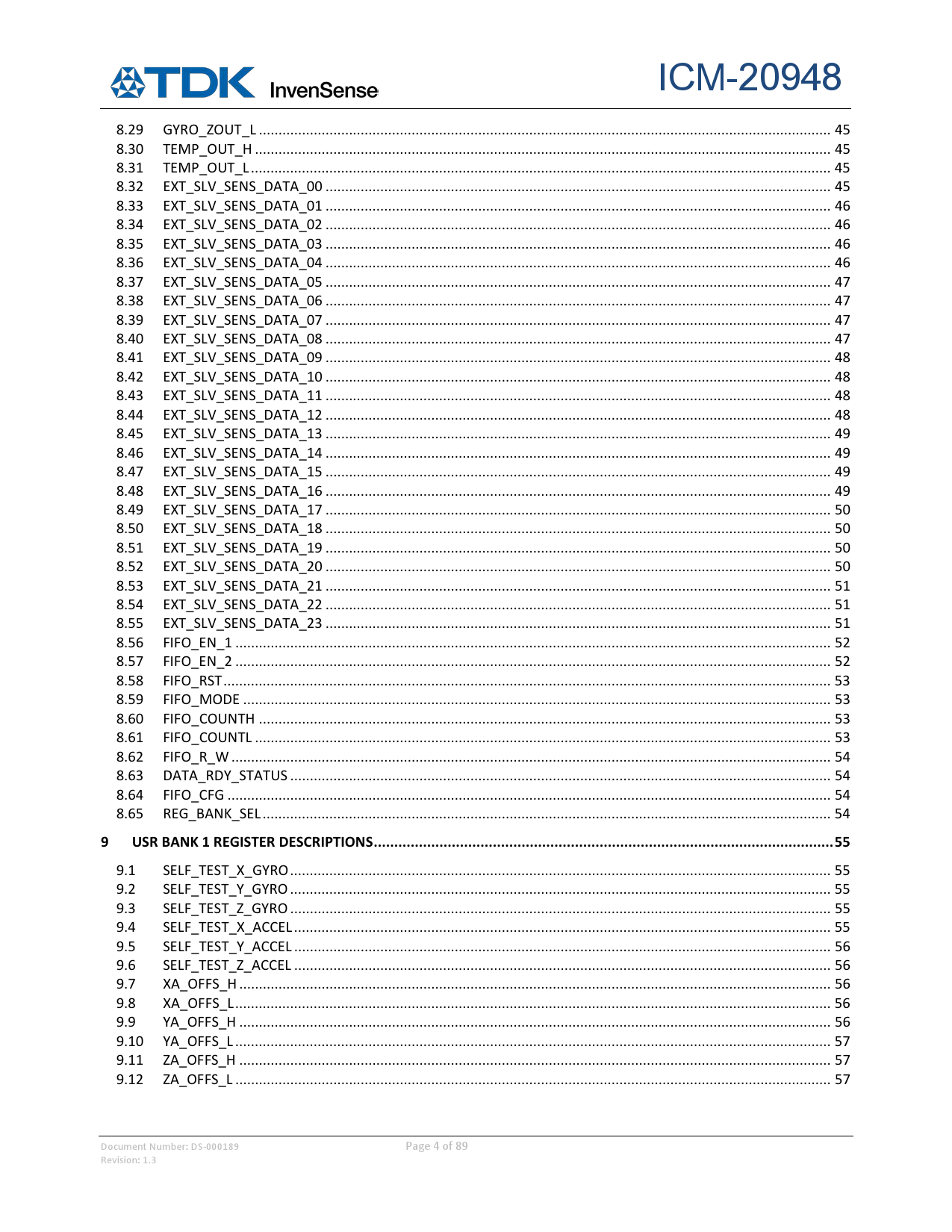ICM-20948_（TDK）ICM-20948中文资料_价格_PDF手册-立创电子商城
