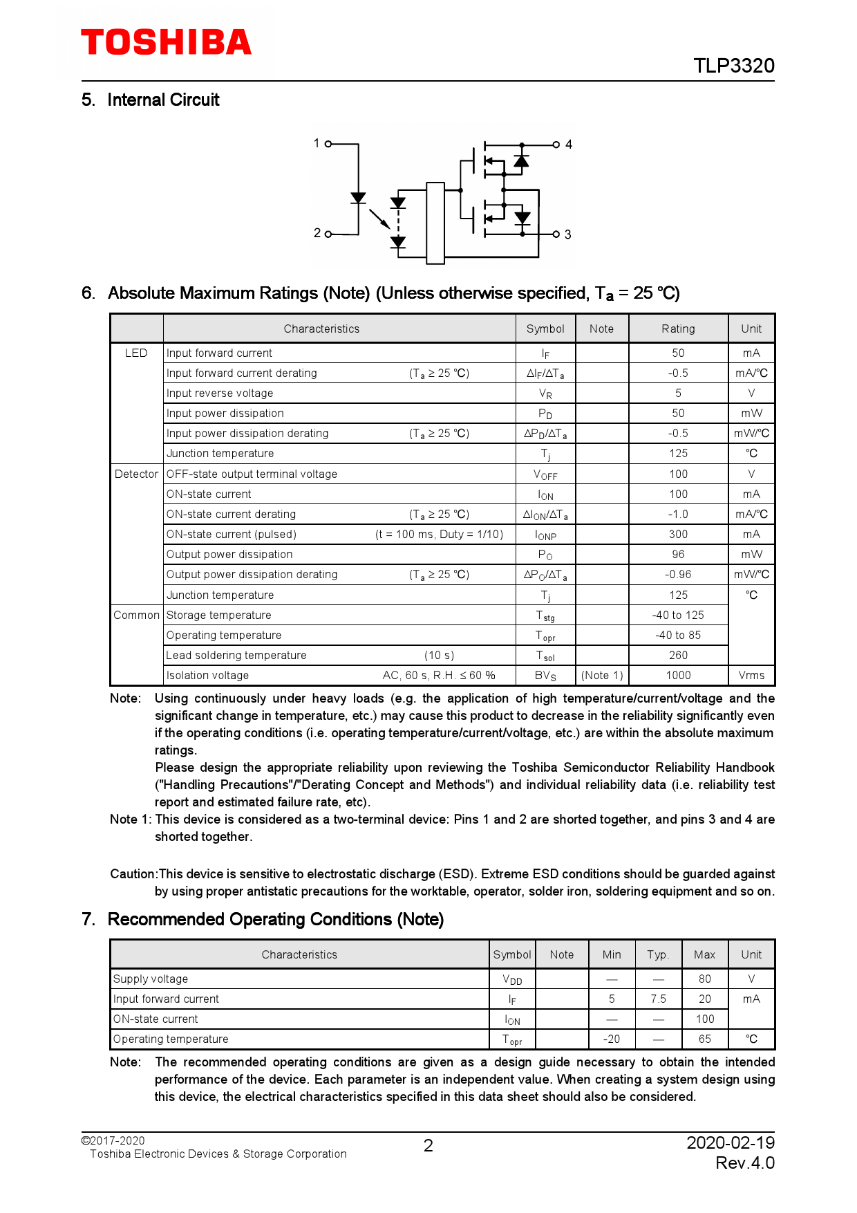 TLP3320(TP15,F_（TOSHIBA(东芝)）TLP3320(TP15,F中文资料_价格_PDF手册-立创电子商城
