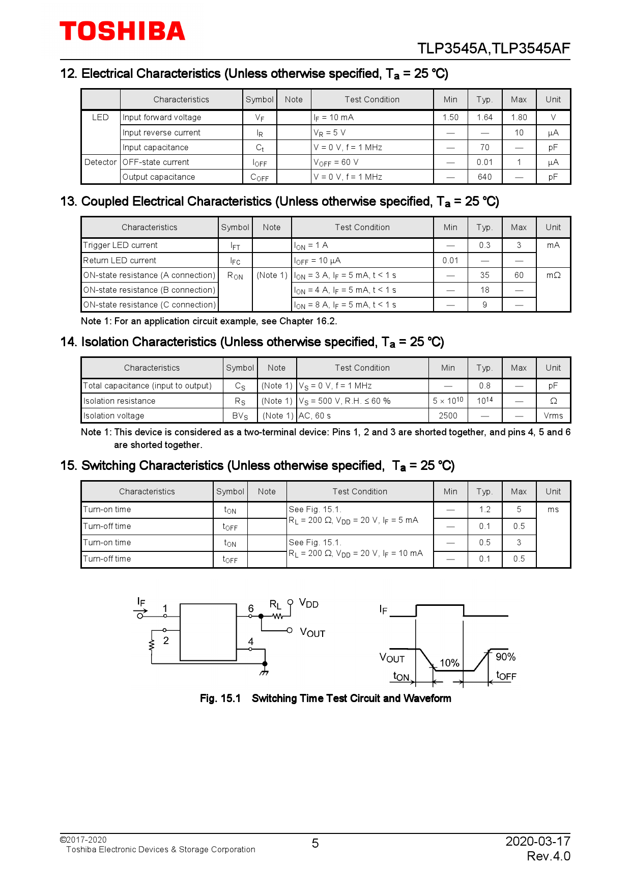 TLP3545A(TP1,F_（TOSHIBA(东芝)）TLP3545A(TP1,F中文资料_价格_PDF手册-立创电子商城