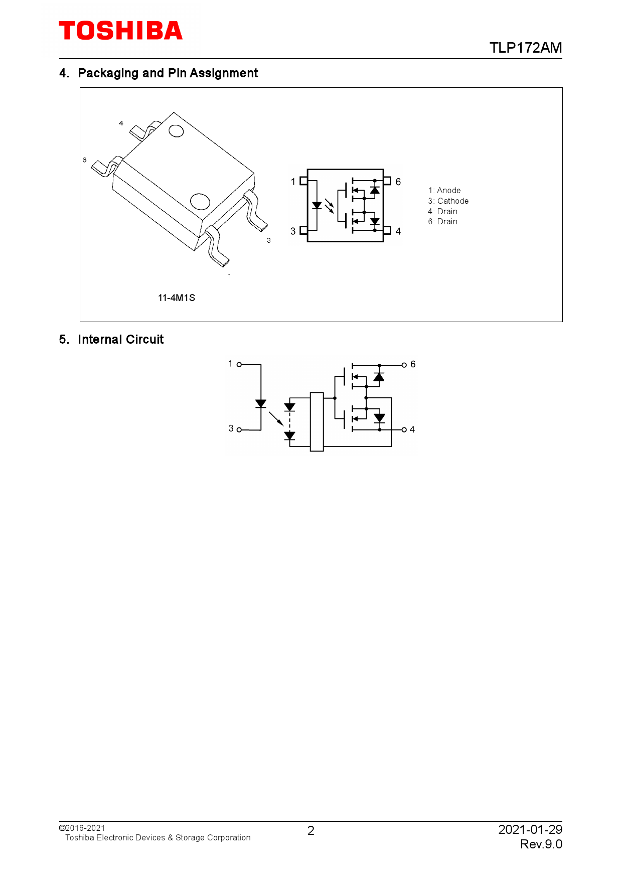 TLP172AM(TPL,E_（TOSHIBA(东芝)）TLP172AM(TPL,E中文资料_价格_PDF手册-立创电子商城