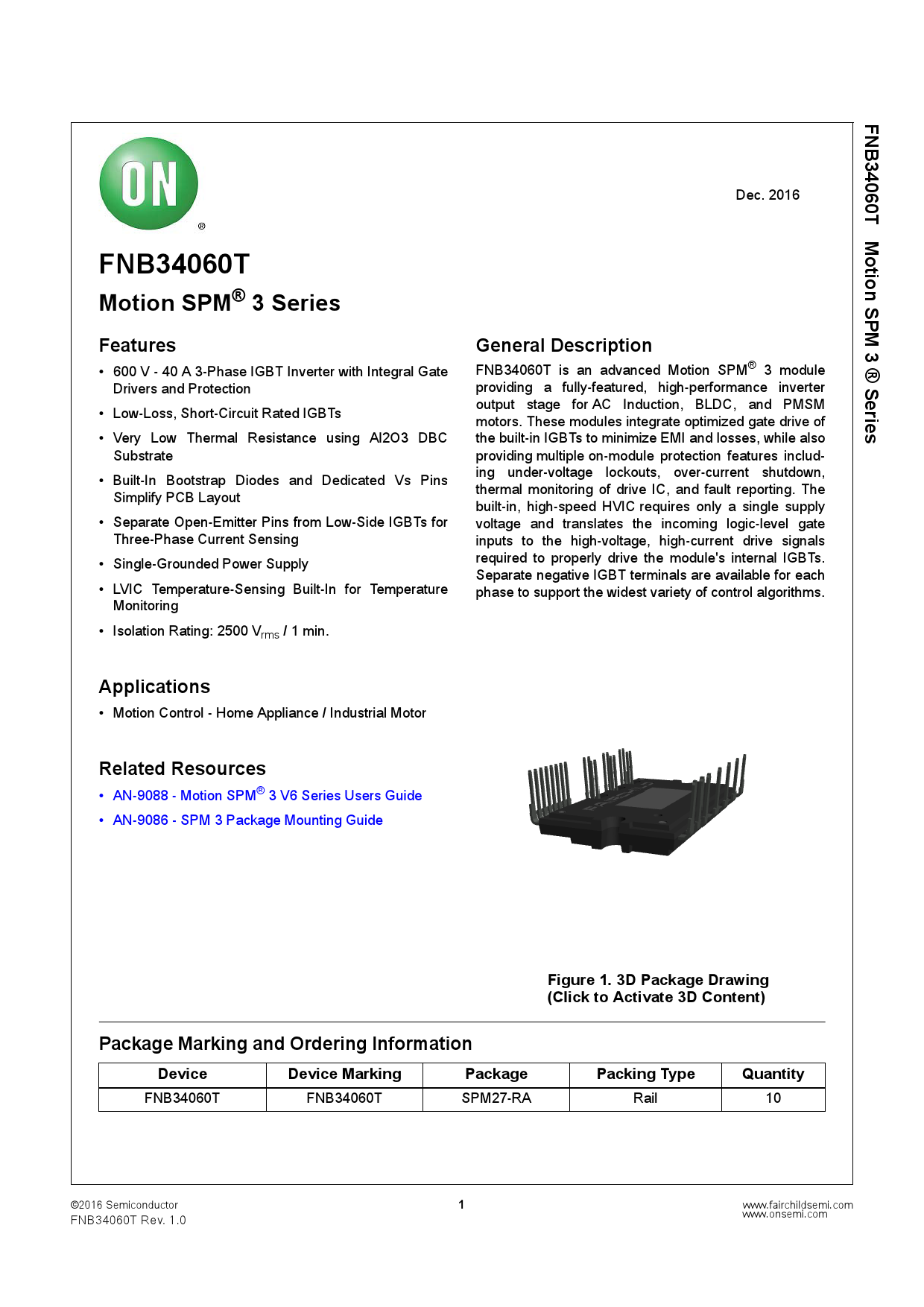 FNB34060T_（onsemi(安森美)）FNB34060T中文资料_价格_PDF手册-立创电子商城