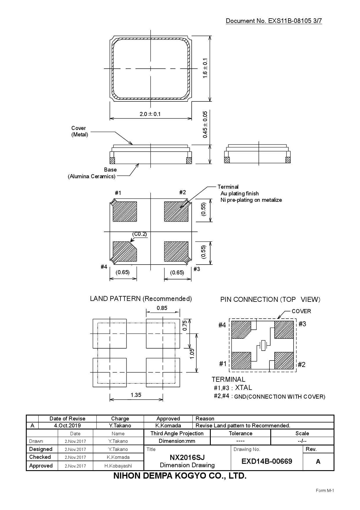 NX2016SJ-26MHZ-EXS00A-CS13252_（NDK）NX2016SJ-26MHZ-EXS00A-CS13252中文资料_价格 ...