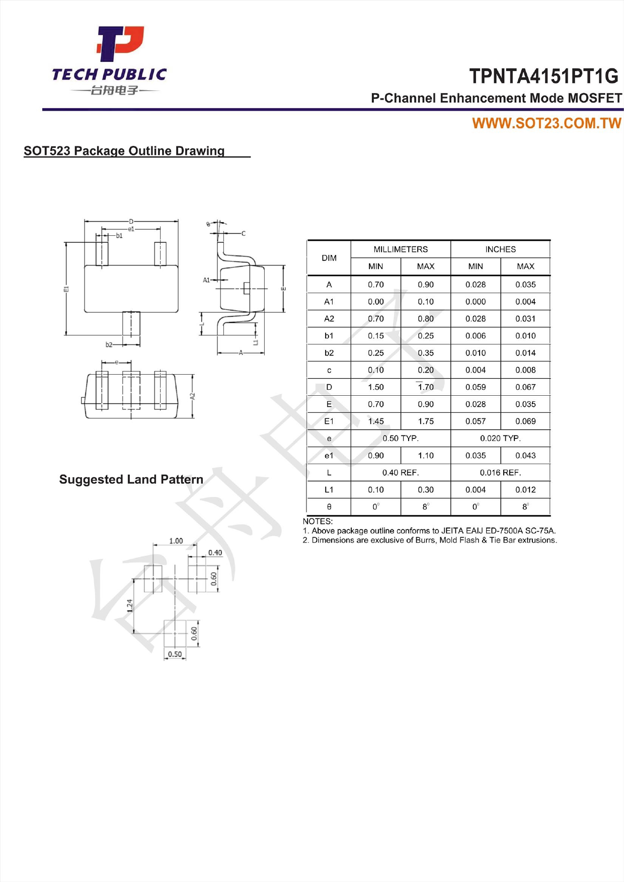 TPNTA4151PT1G_（TECH PUBLIC(台舟)）TPNTA4151PT1G中文资料_价格_PDF手册-立创电子商城
