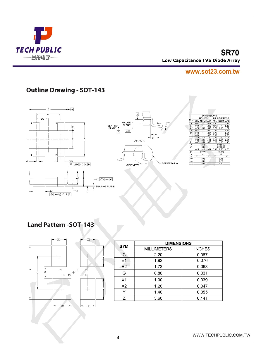 SR70_（TECH PUBLIC(台舟)）SR70中文资料_价格_PDF手册-立创电子商城