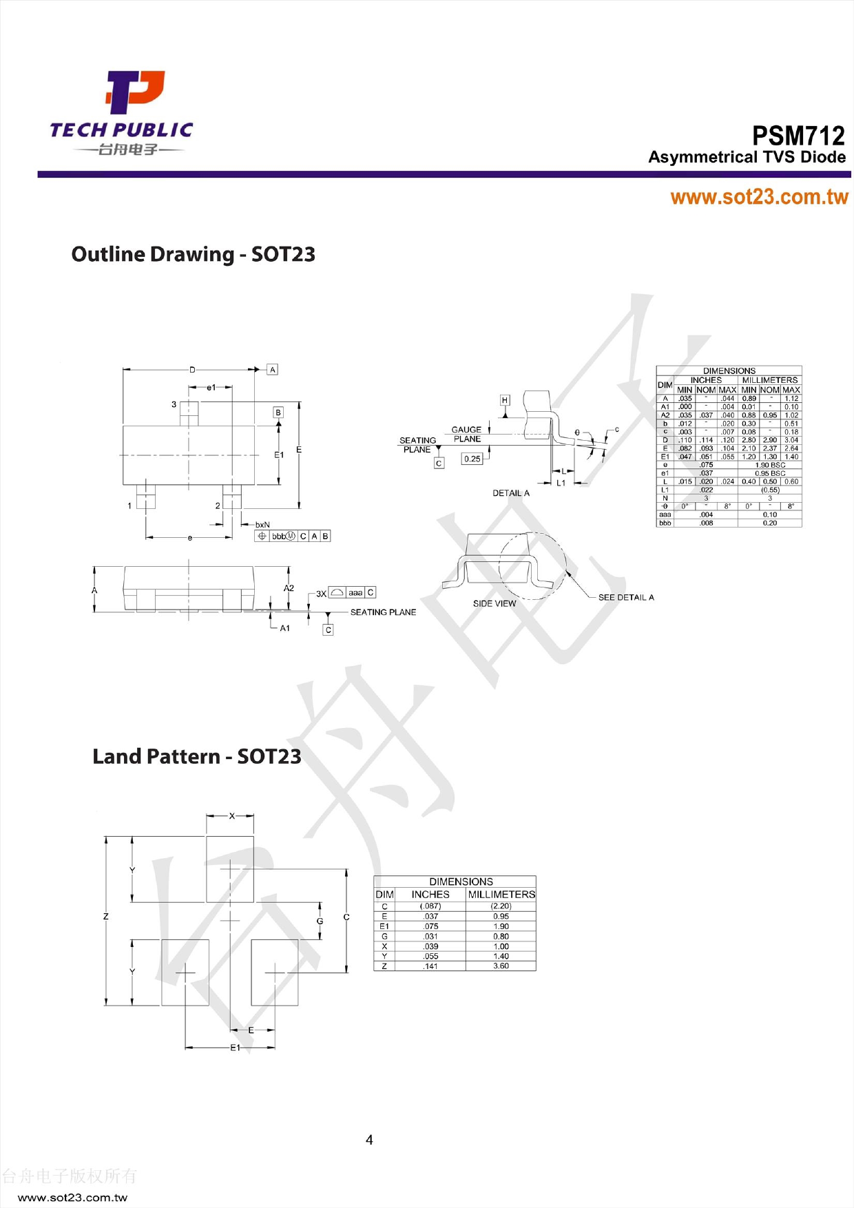 PSM712_（TECH PUBLIC(台舟)）PSM712中文资料_价格_PDF手册-立创电子商城